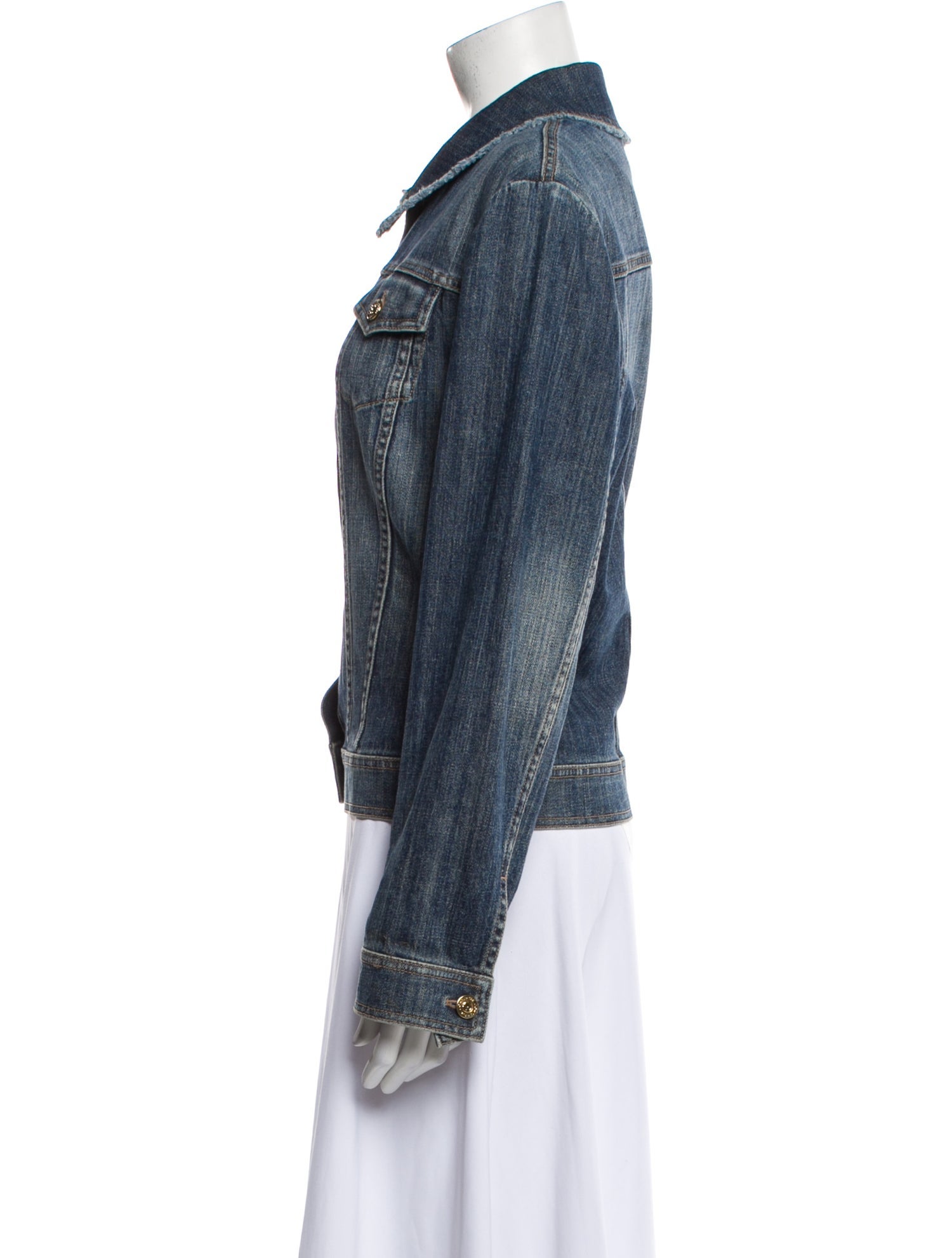 St. John Sport Denim Jacket - Blue Jackets, Clothing - WSTJS41511 | The ...