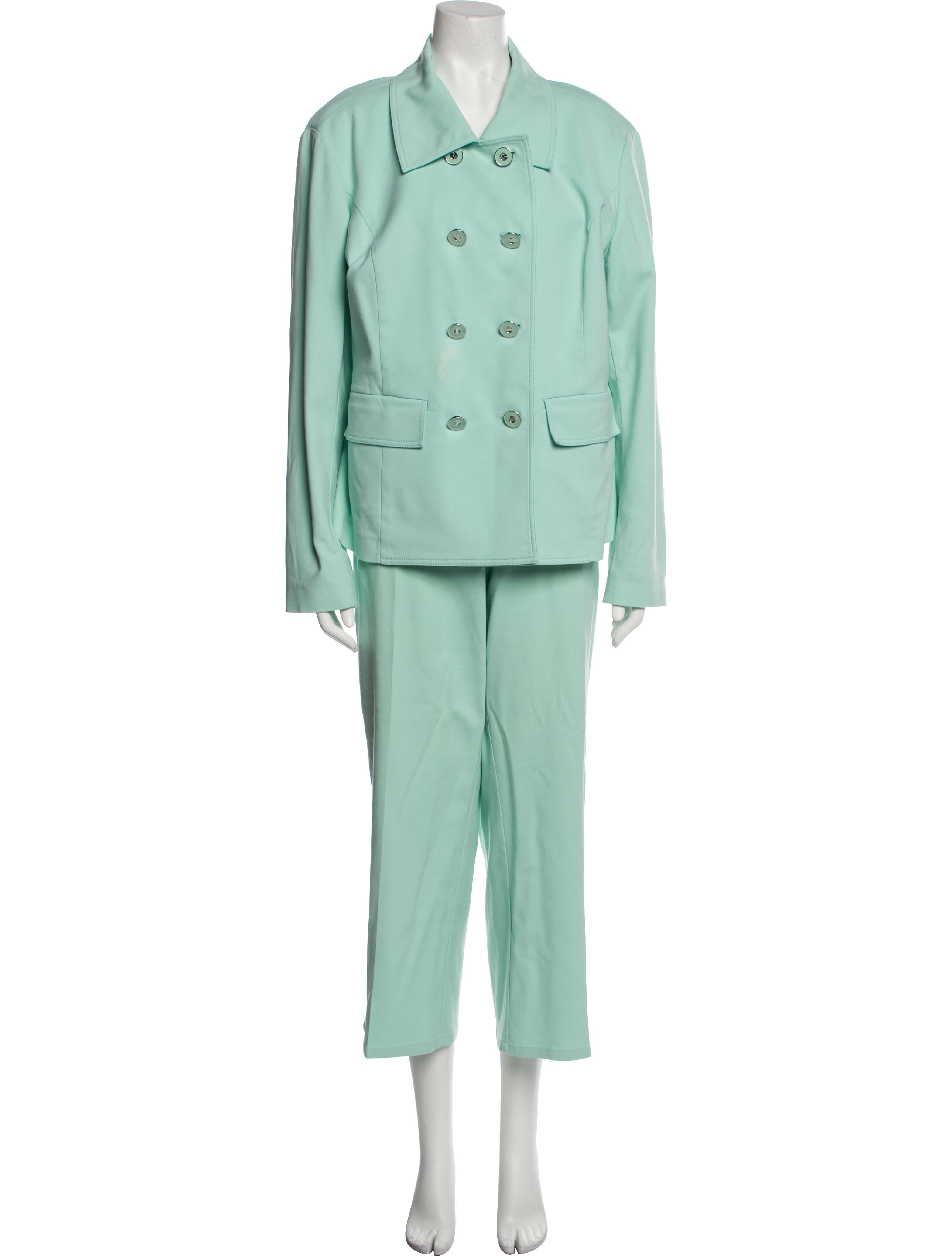 St. John Sport Pant Set - Blue, 13" Rise Suits and Sets, Clothing ...