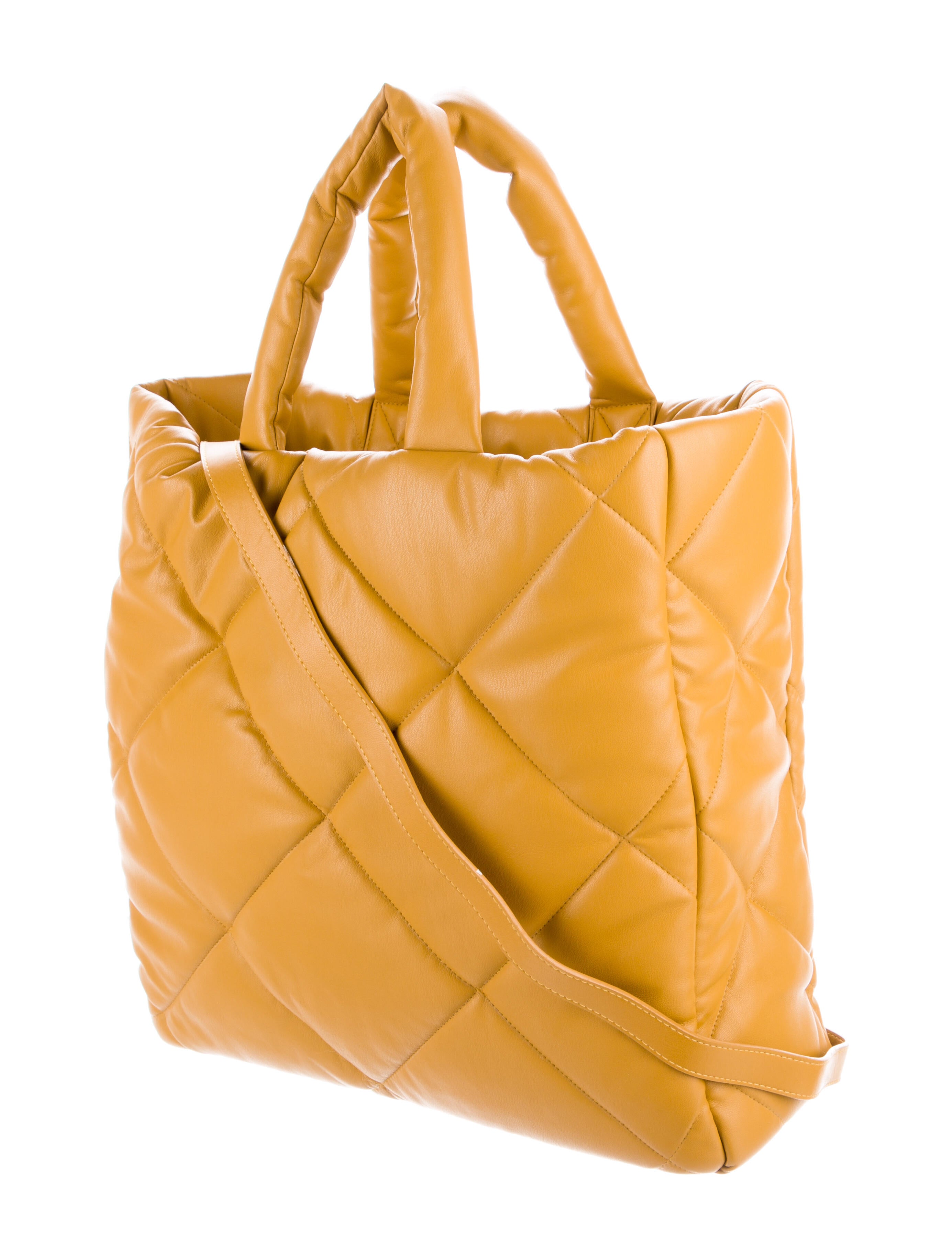 STAND STUDIO Leather Tote Bag - Orange Totes, Handbags - WSTND21954 ...