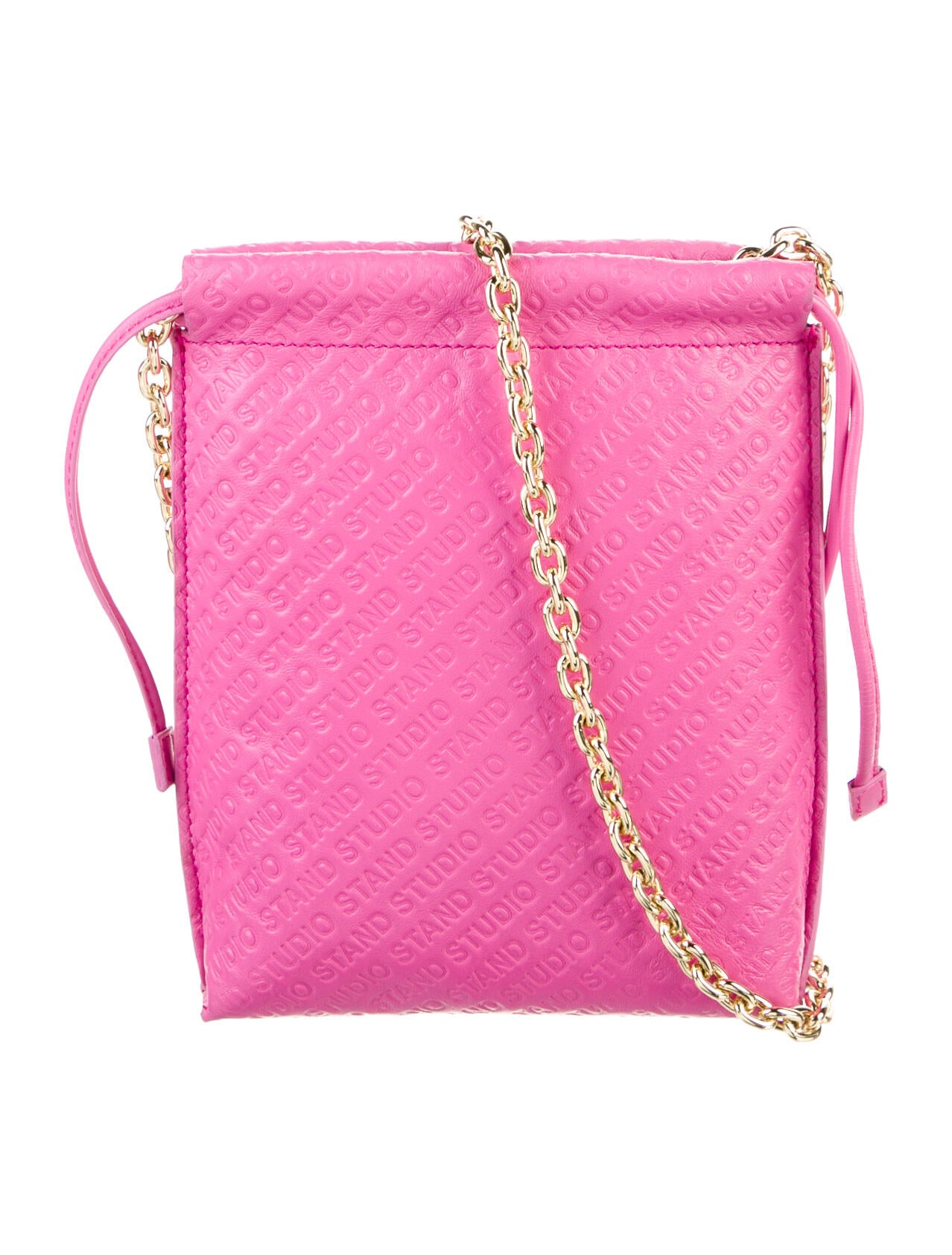 STAND STUDIO Leather Crossbody - Pink Crossbody Bags, Handbags ...