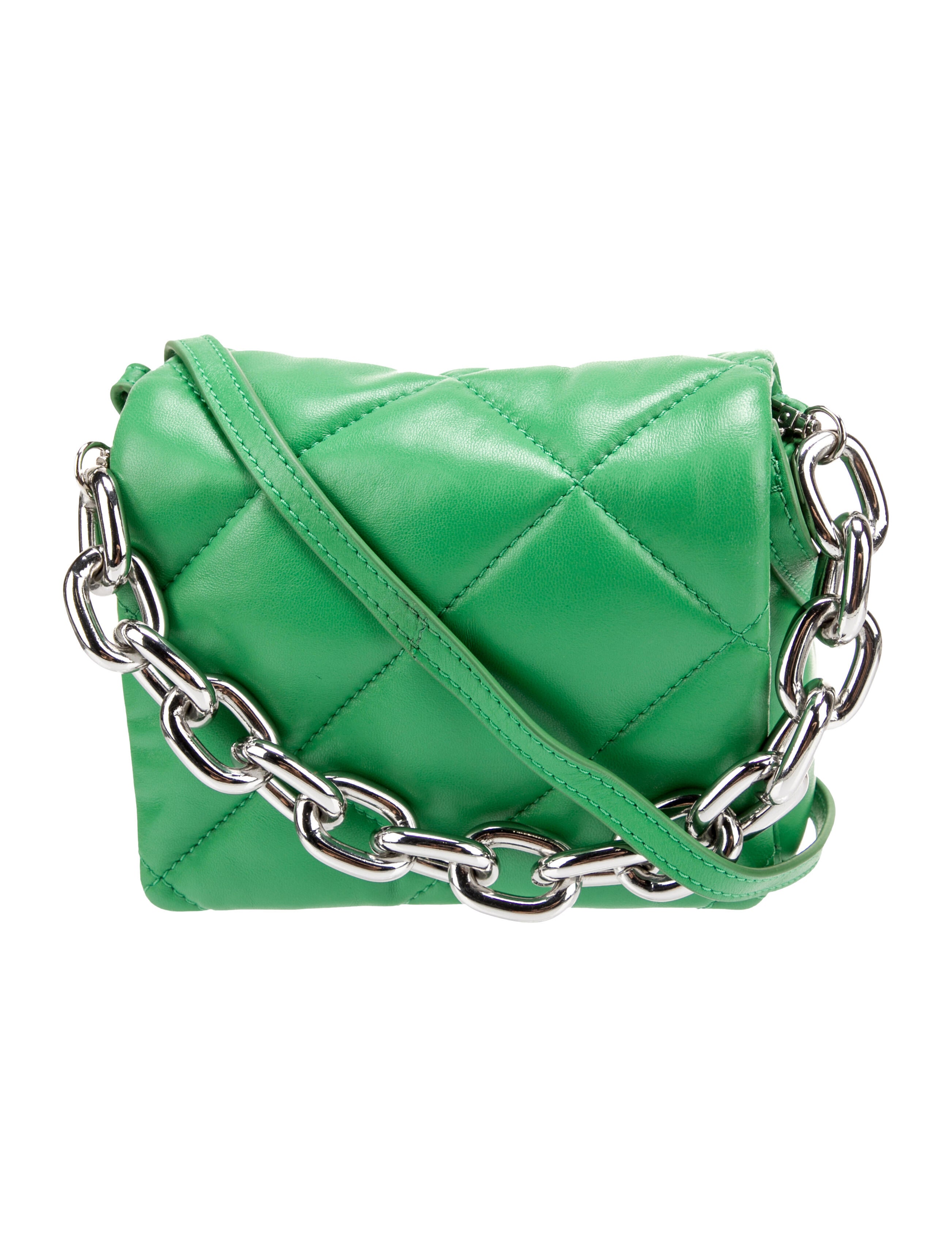 STAND STUDIO Leather Shoulder Bag - Green Shoulder Bags, Handbags ...