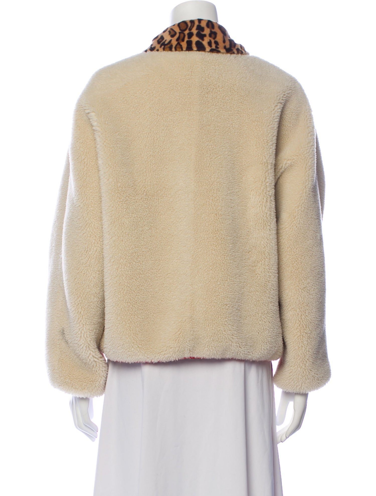 STAND STUDIO Faux Fur Jacket - Neutrals Jackets, Clothing - WSTND23580 ...