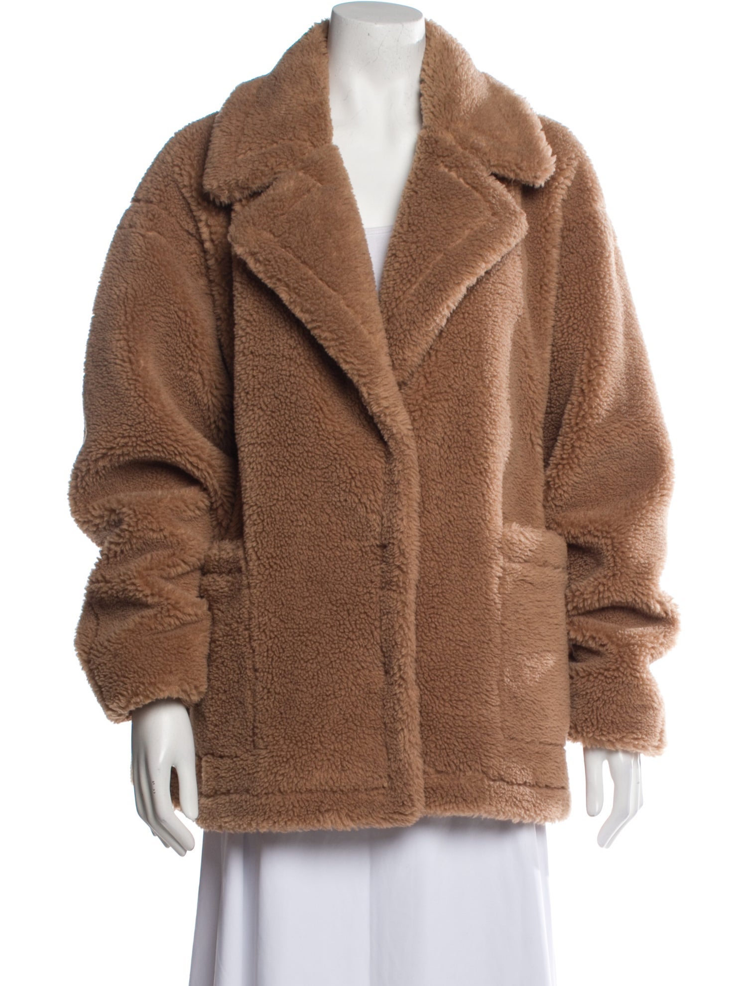 STAND STUDIO Faux Fur Coat - Brown Coats, Clothing - WSTND23813 | The ...