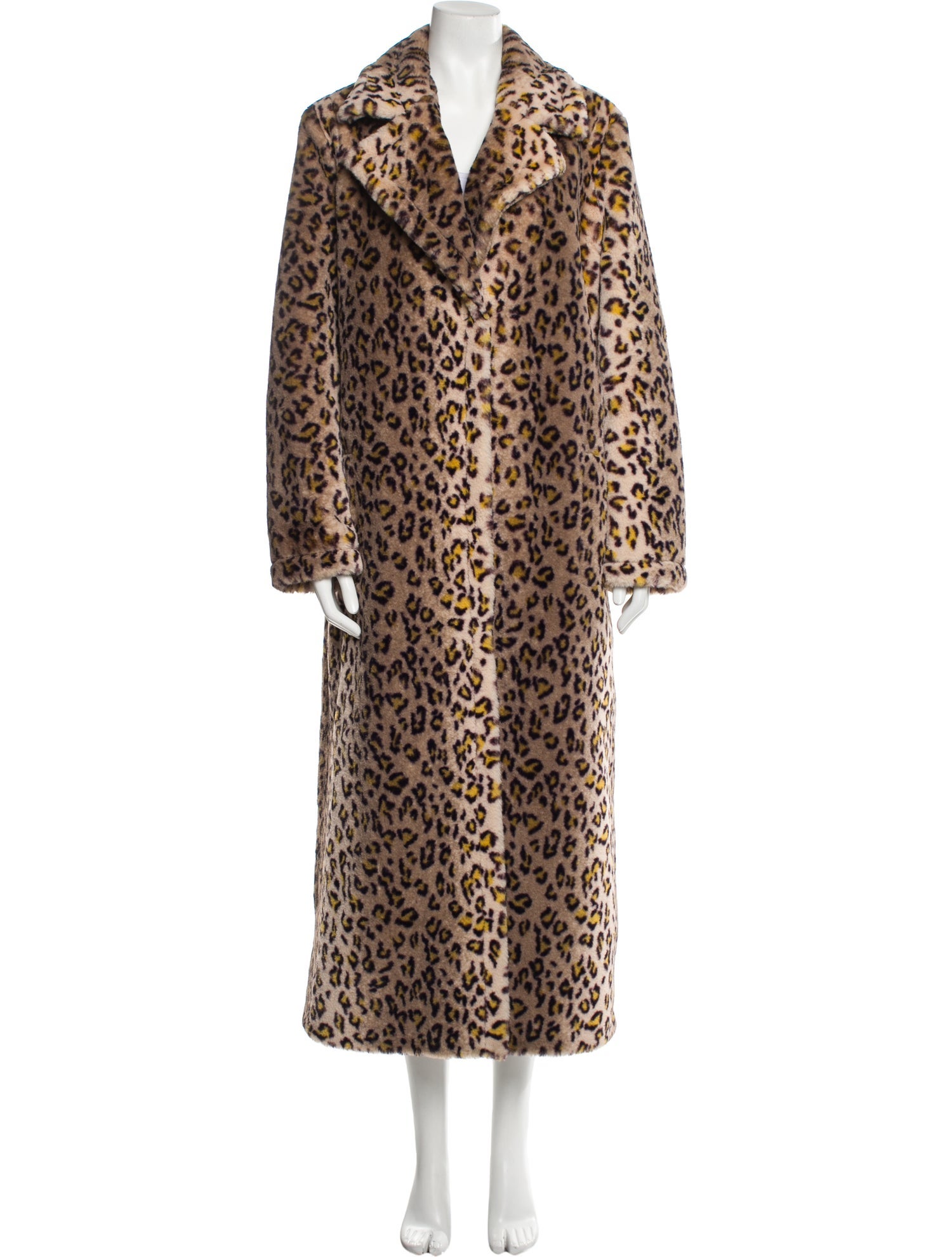STAND STUDIO Animal Print Faux Fur Coat - Coats, Clothing - WSTND24154 ...