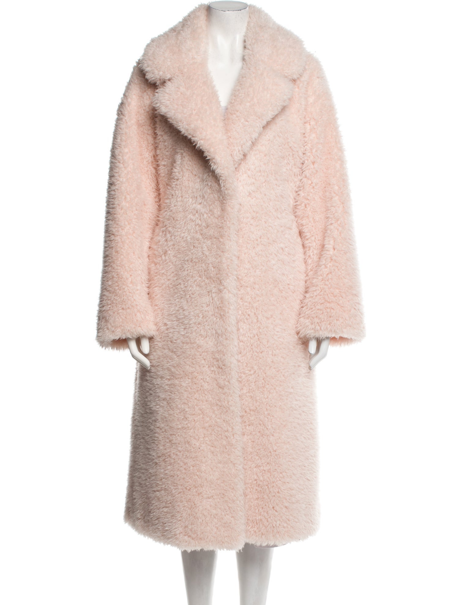 STAND STUDIO Faux Fur Coat - Pink Coats, Clothing - WSTND25197 | The ...