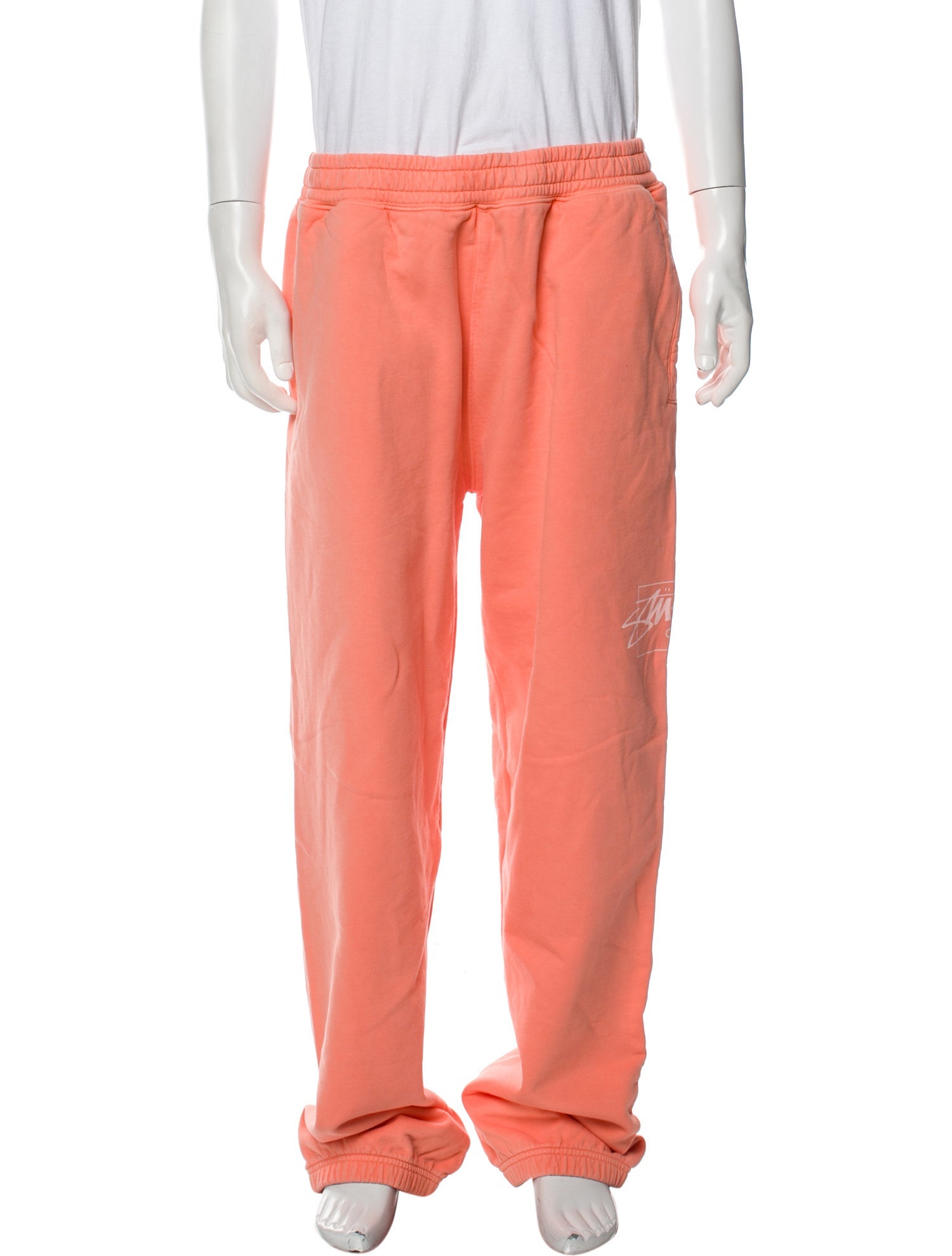 Stüssy Dyed Designs Sweatpants Sweatpants w/ Tags - Orange, 13.25" Rise ...