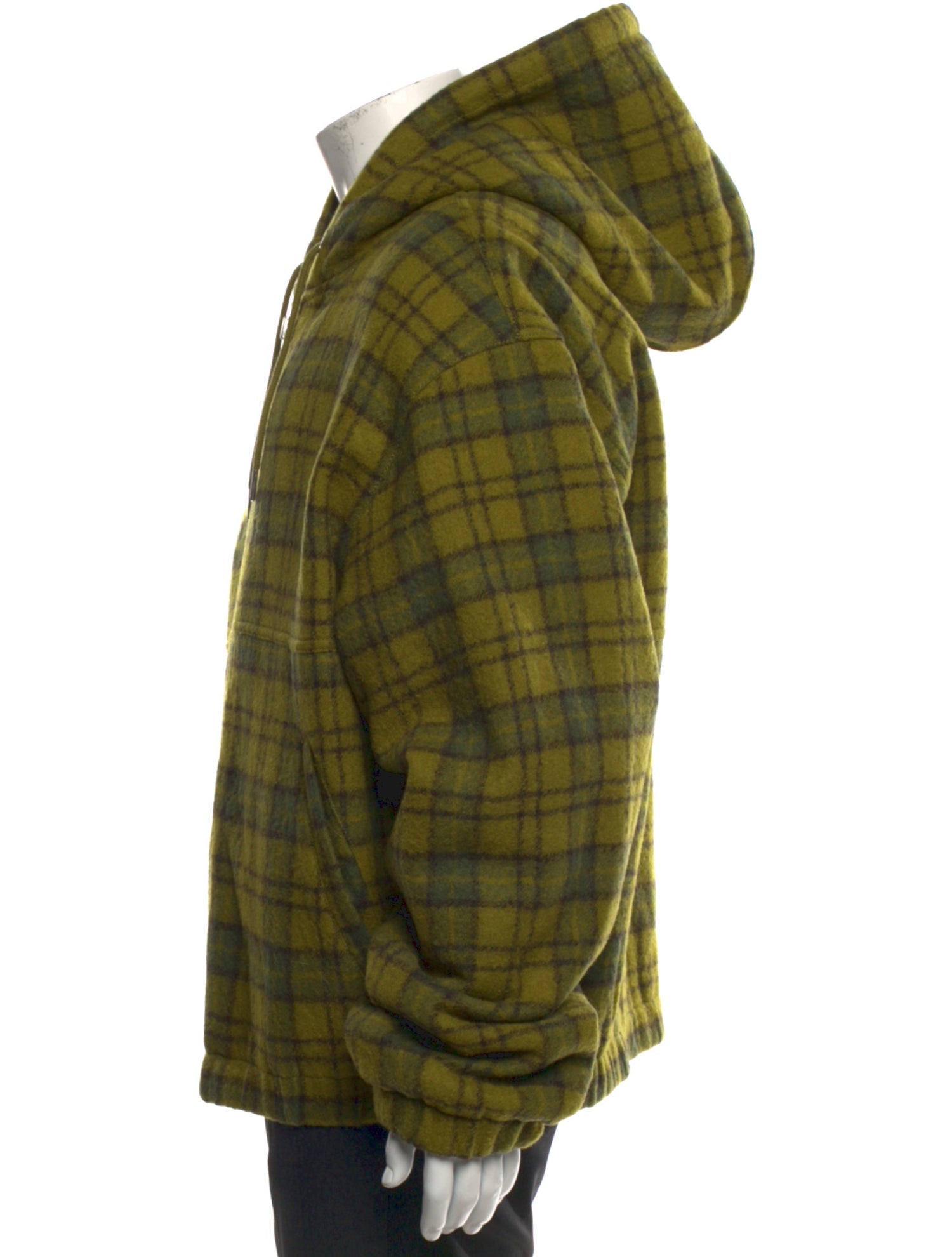 Polo Ralph Lauren Wool Plaid Print Peacoat w/ Tags - Green Outerwear ...