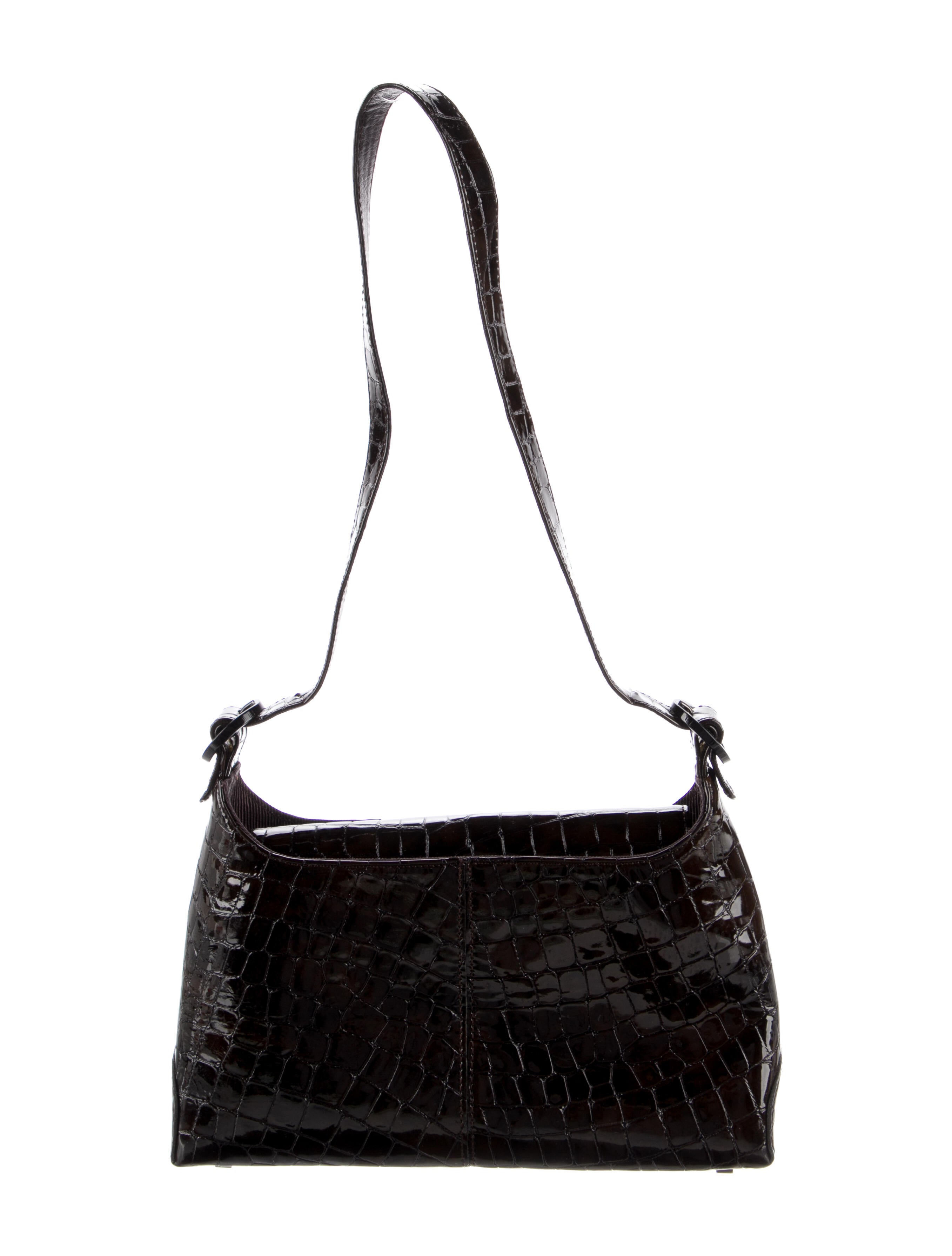 Burberry Python Ashbury Bag - Purple Shoulder Bags, Handbags ...