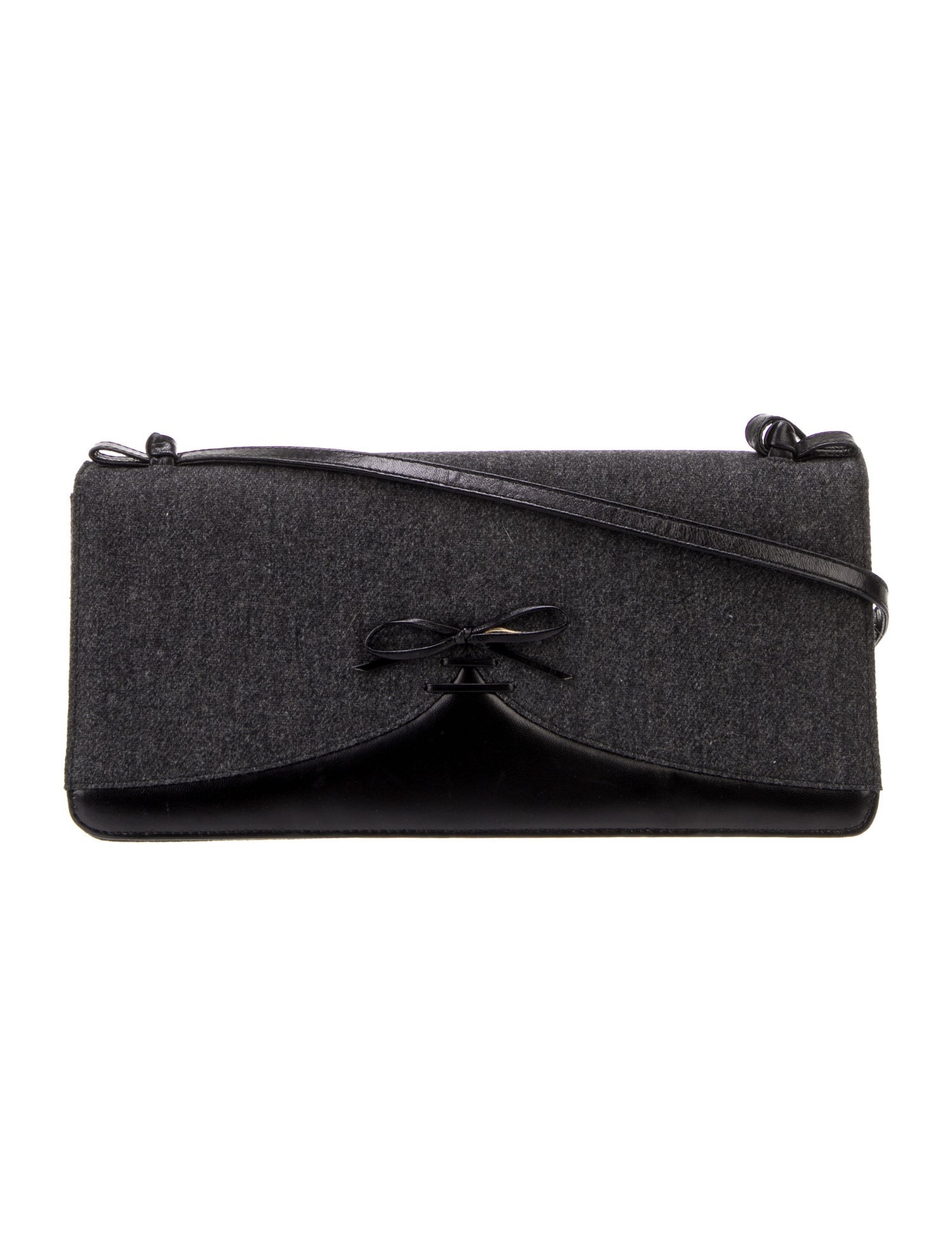 Stuart Weitzman Embellished Shoulder Bag - Grey Shoulder Bags, Handbags ...