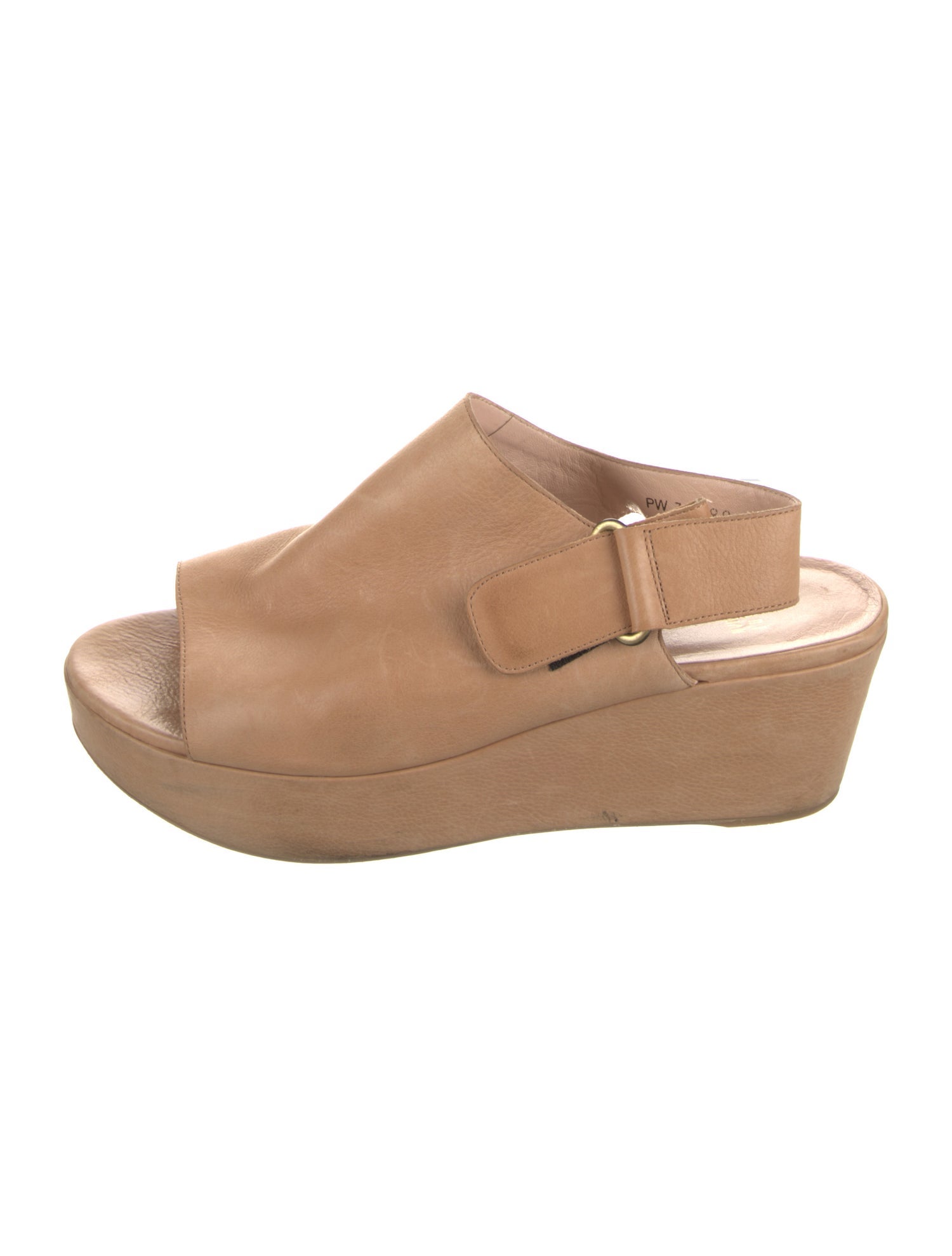 Stuart Weitzman Leather Slides - Neutrals Sandals, Shoes - WSU339992 ...