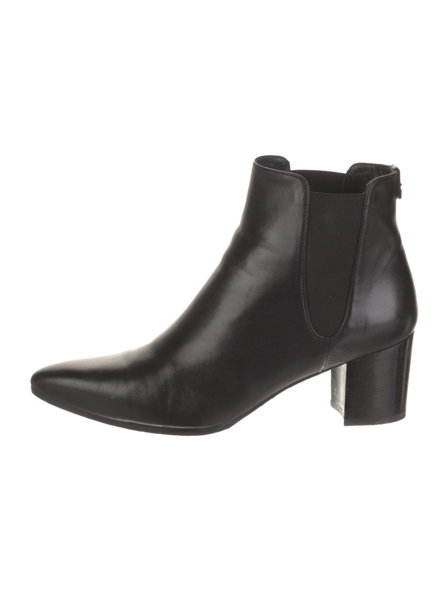 Stuart Weitzman Leather Chelsea Boots - Black Boots, Shoes - WSU357992 ...