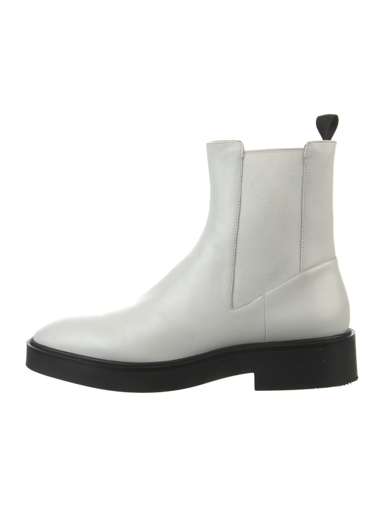Stuart Weitzman Leather Chelsea Boots - White Boots, Shoes - WSU361471 ...