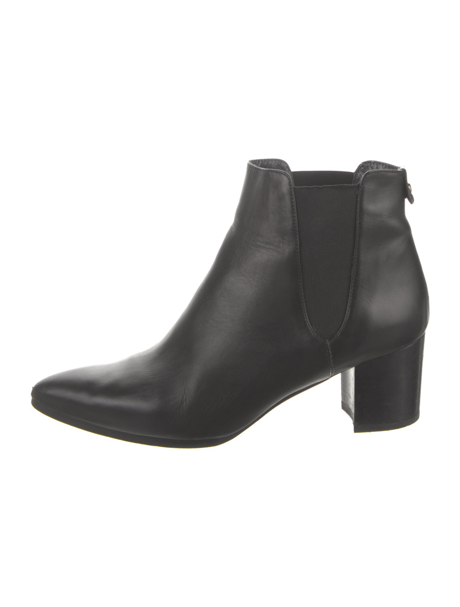 Stuart Weitzman Leather Chelsea Boots - Black Boots, Shoes - WSU367010 ...