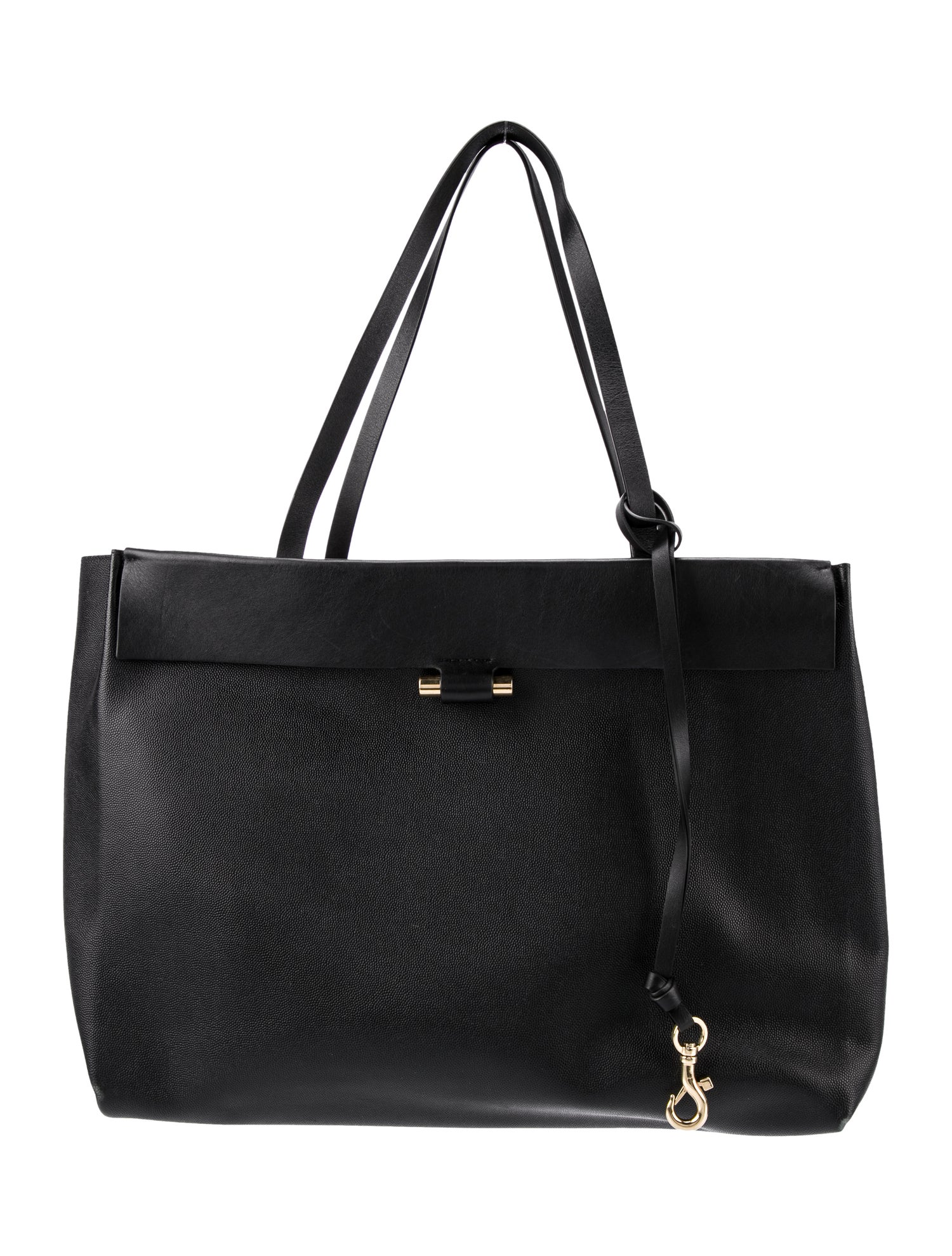 Stuart Weitzman Leather Tote - Black Totes, Handbags - WSU370184 | The ...