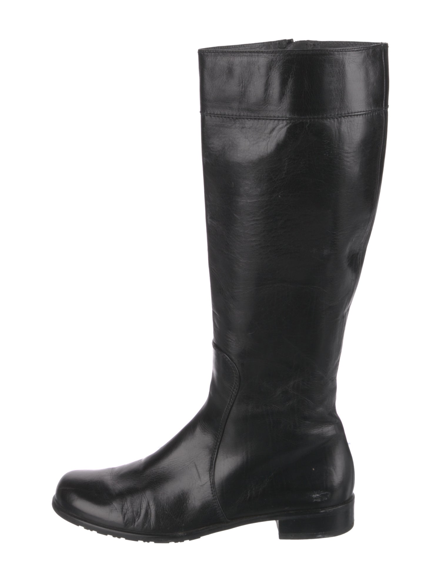 Stuart Weitzman Leather Riding Boots - Boots, Shoes | The RealReal