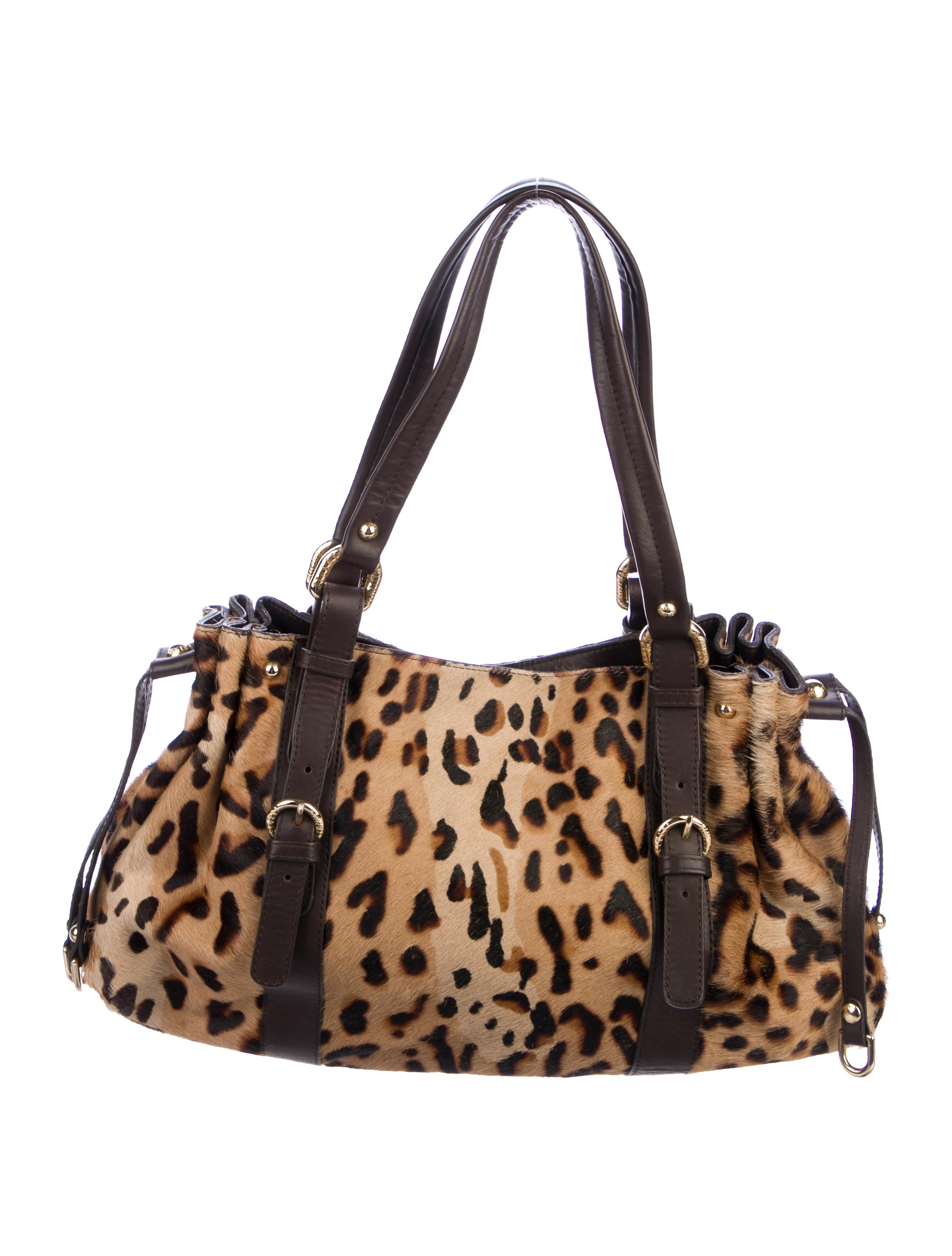 Stuart Weitzman Print Ponyhair Shoulder Bag - Handbags - WSU68357 | The ...