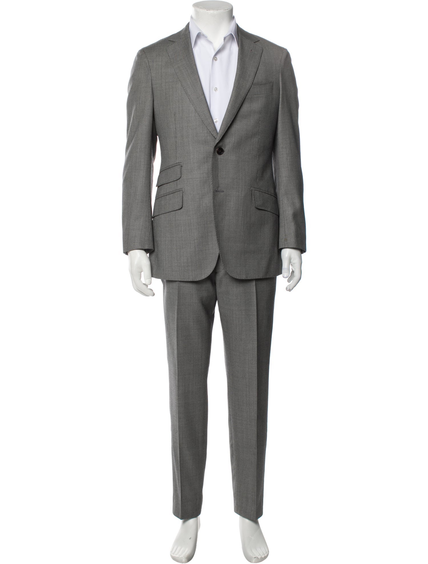 Suitsupply Wool Two-Piece Suit - Neutrals, 9.75" Rise Suiting, Clothing ...
