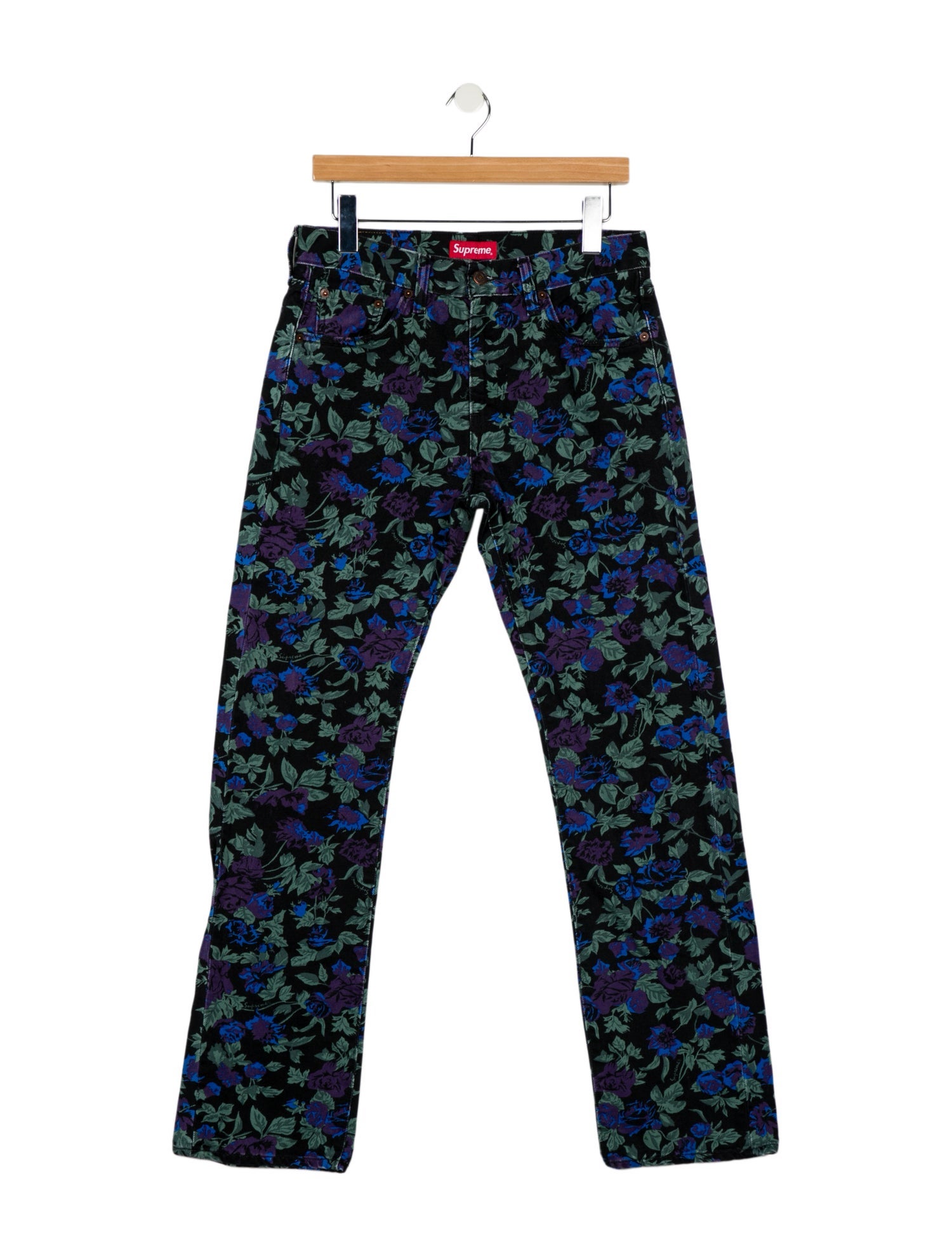Supreme x Levi's Skinny Jeans - Black, 10.25" Rise Jeans, Clothing ...