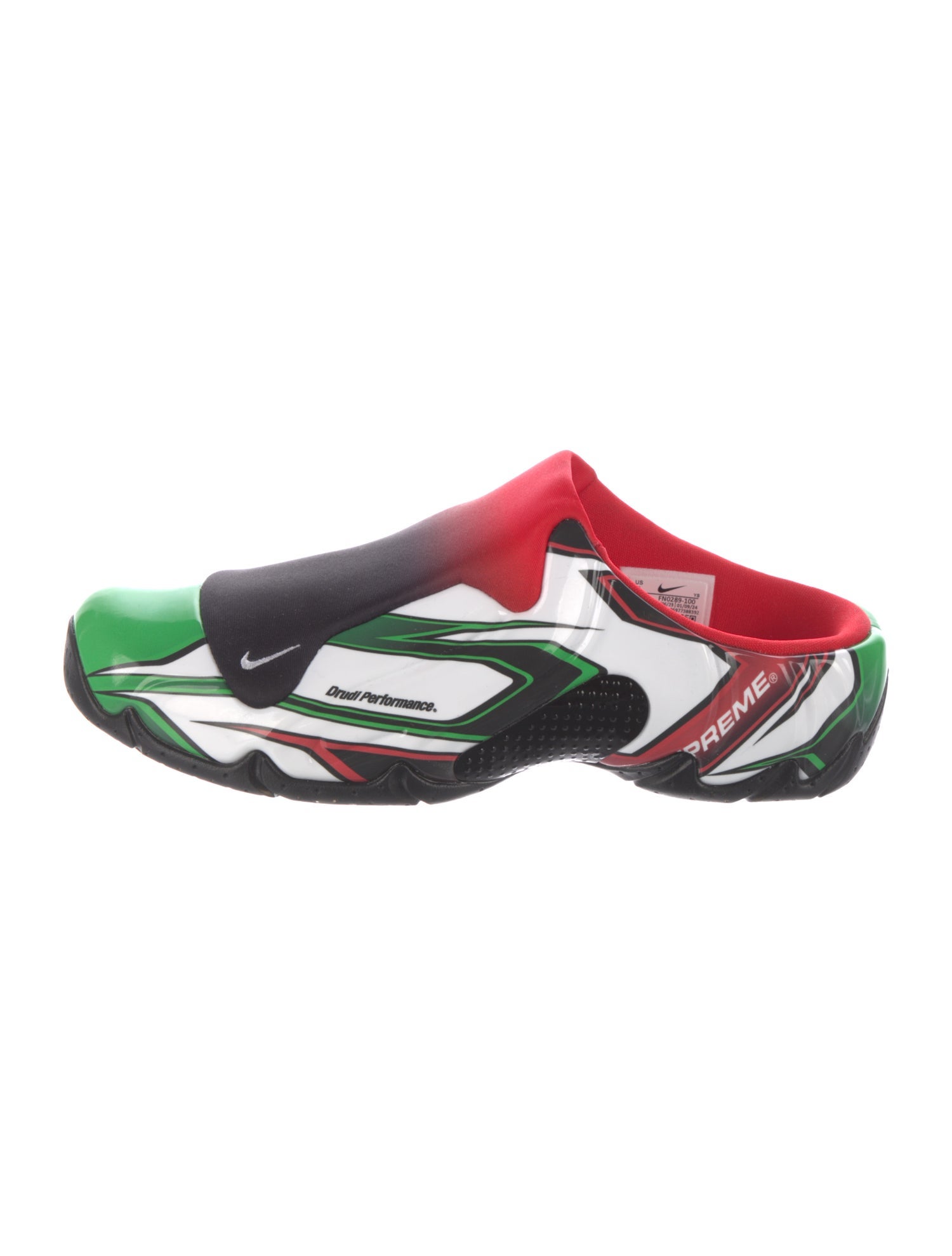 Supreme x Nike Clogposite 'White Gym Red Green' Sneakers - White ...