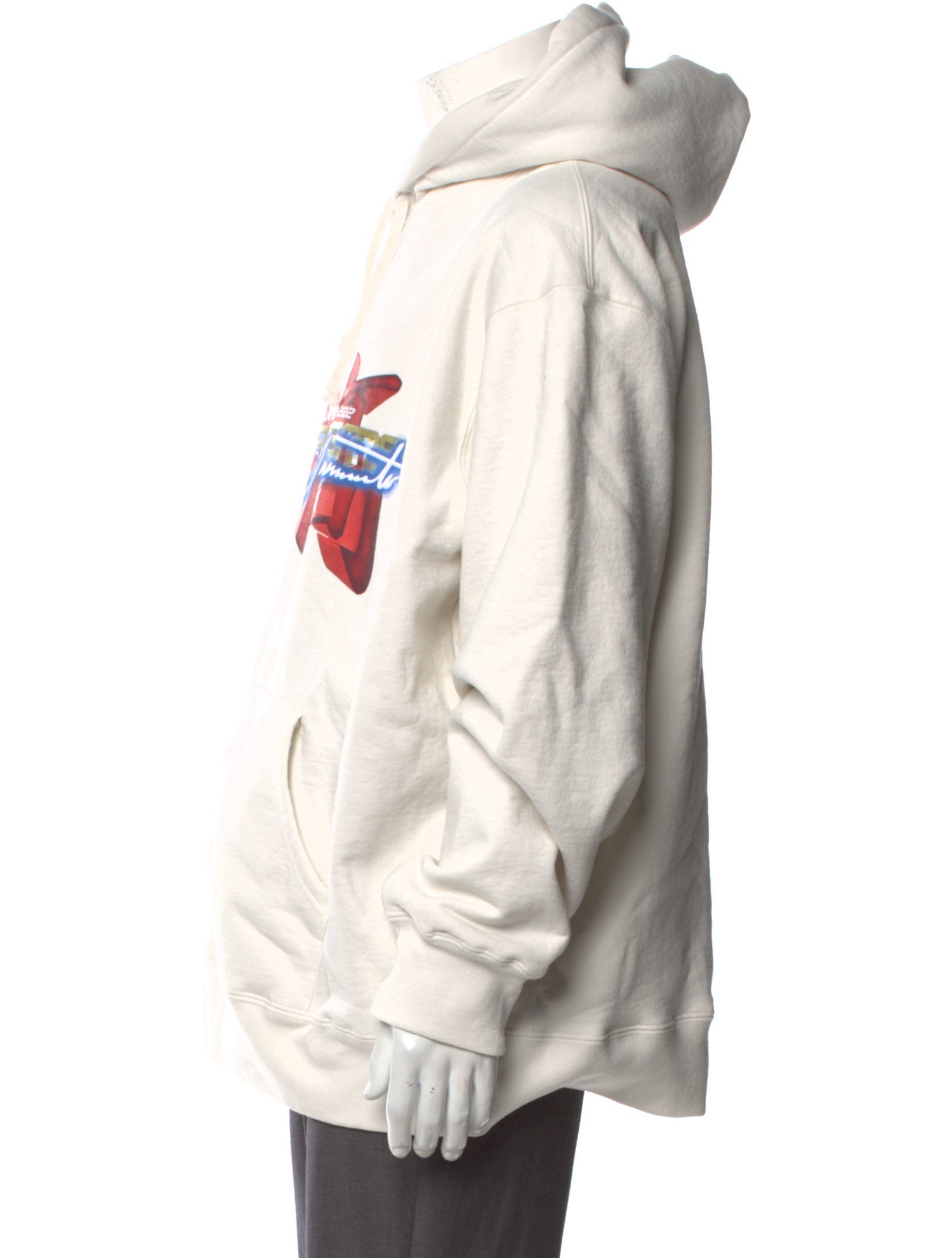 Supreme x Yohji Yamamoto 2022 Graphic Print Hoodie - White Sweatshirts ...