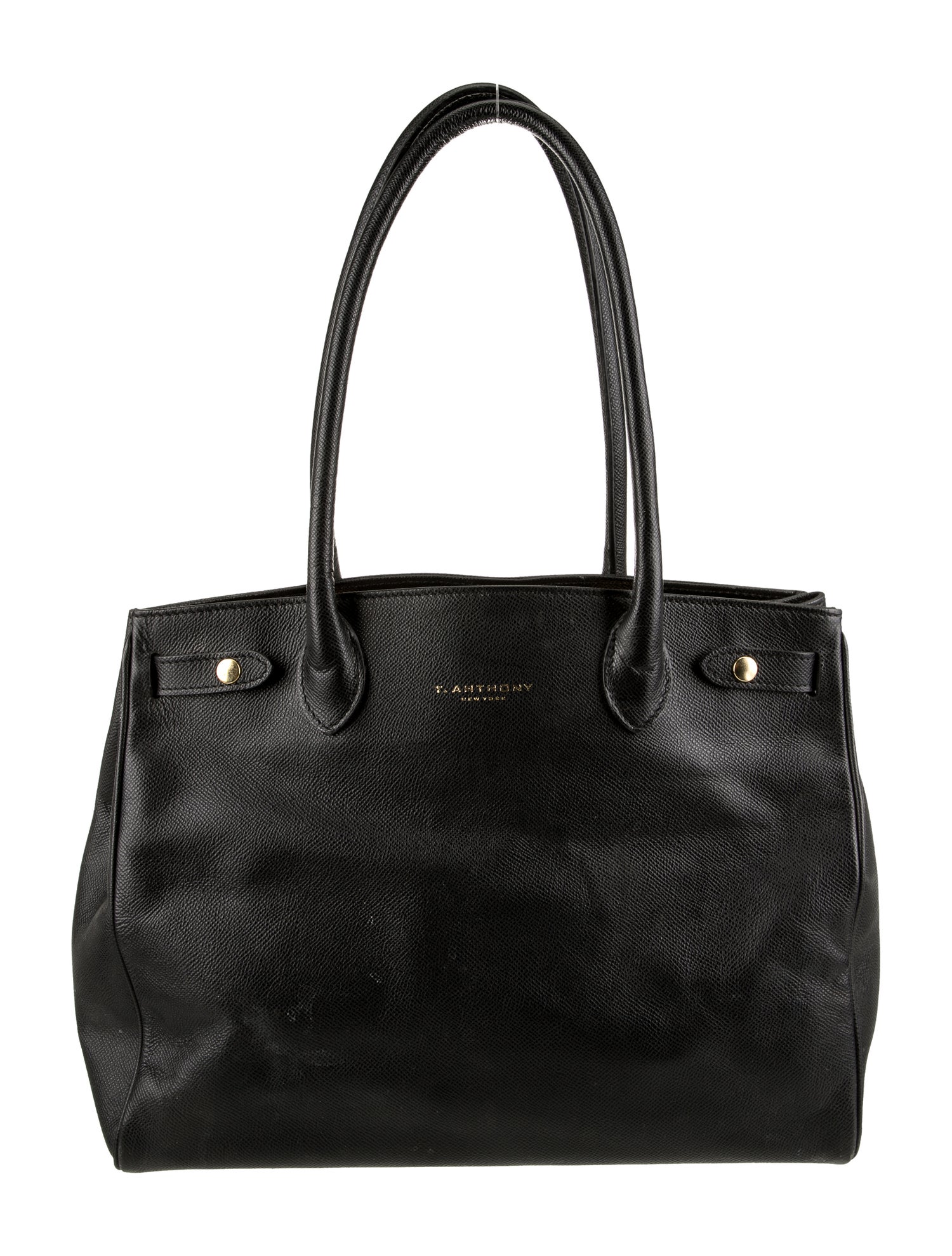 T. Anthony Leather Shoulder Bag - Black Shoulder Bags, Handbags ...