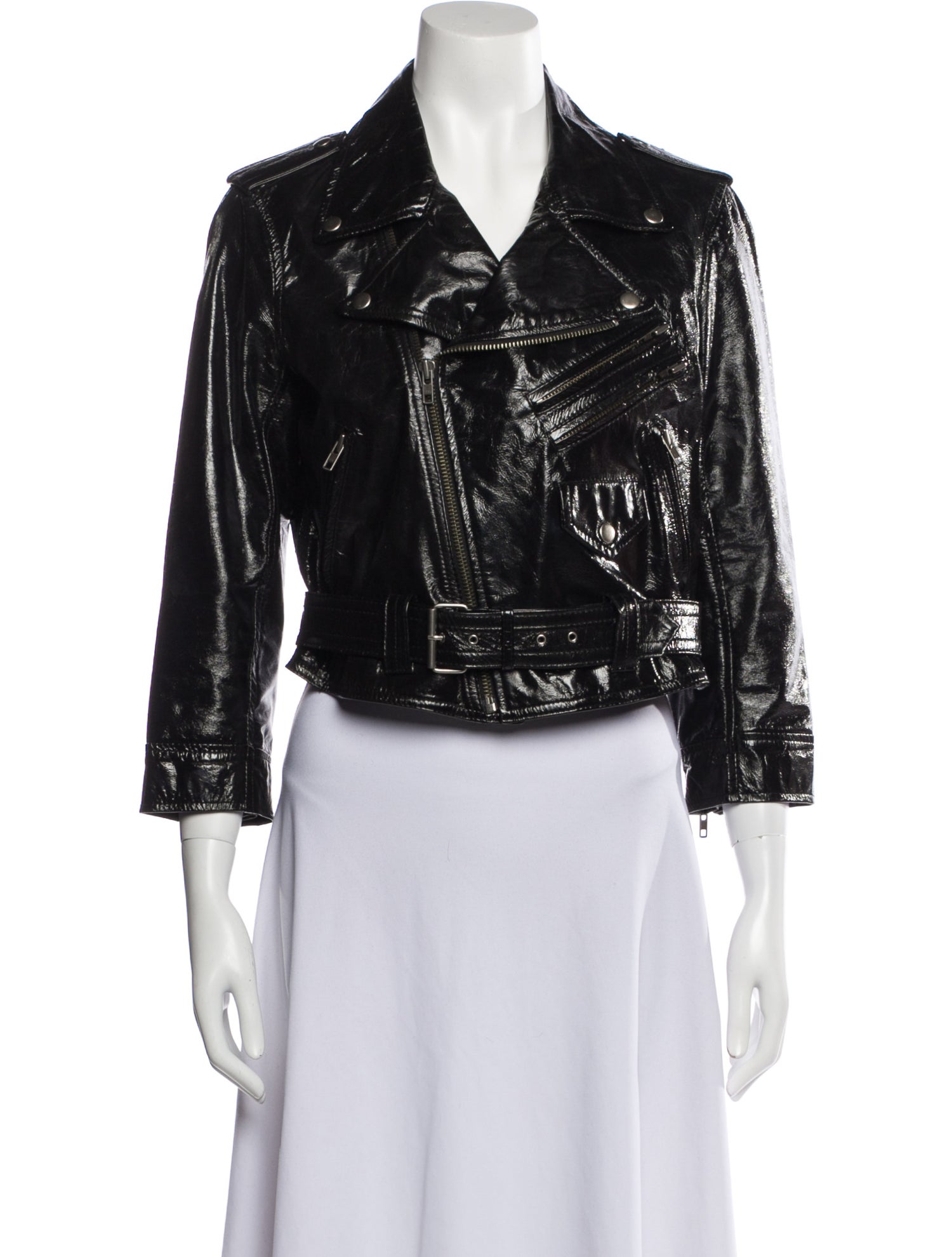 Truth and Pride Leather Biker Jacket - Black Jackets, Clothing ...