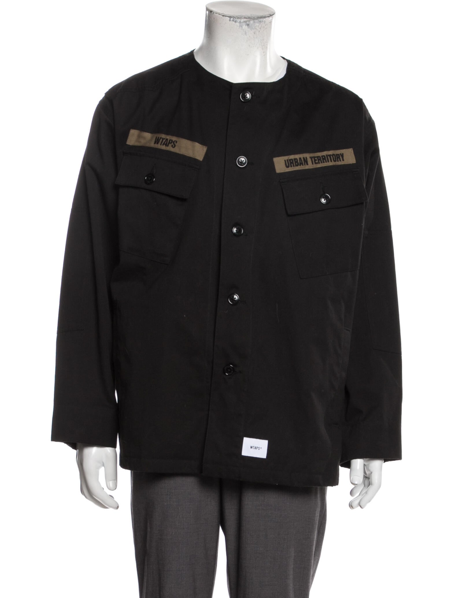 Wtaps Tassa D90 Graphic Print Utility Jacket - Black Outerwear, Clothing - WTAPS20213 | The RealReal