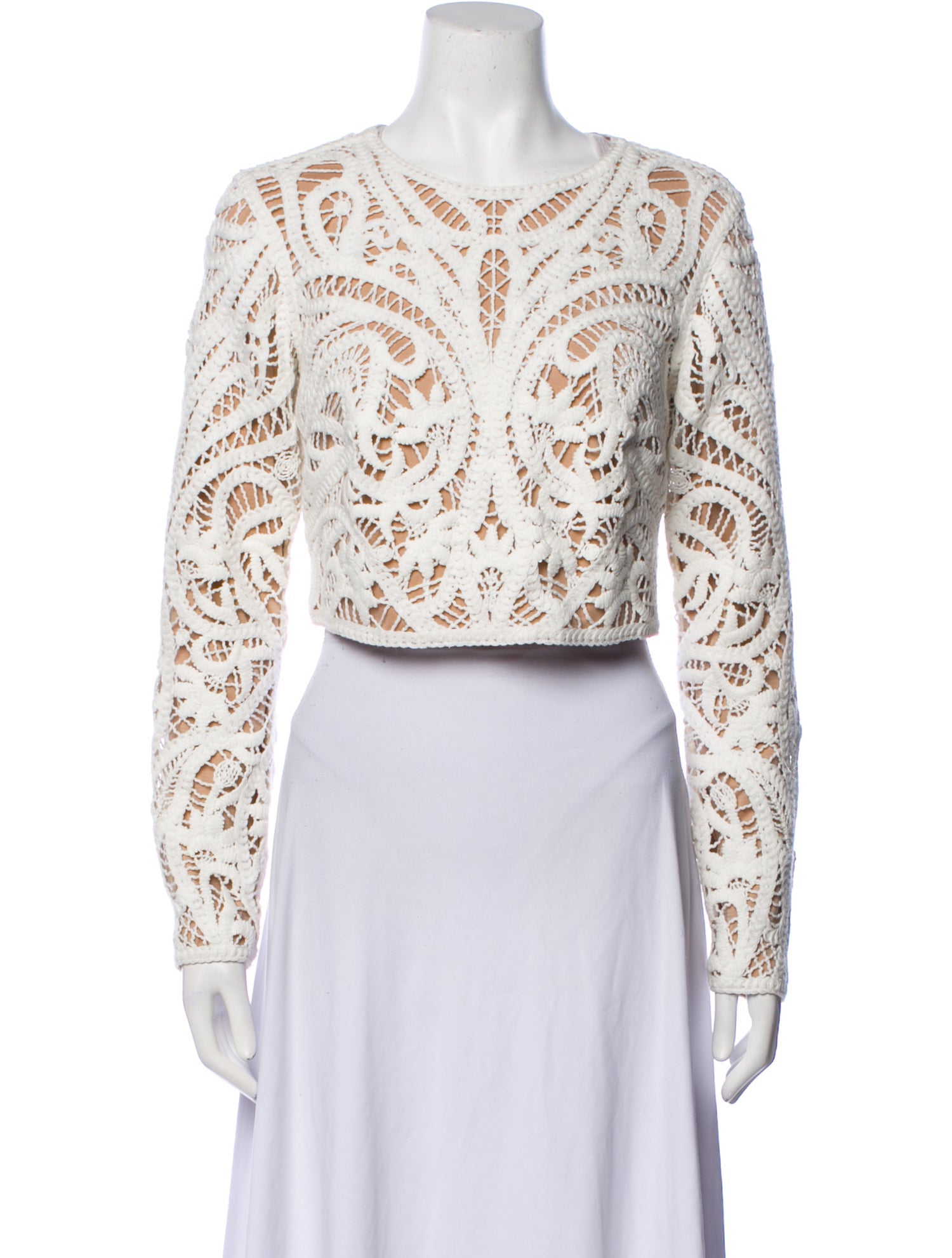 Tadashi Shoji Lace Pattern Evening Jacket - White Jackets, Clothing ...