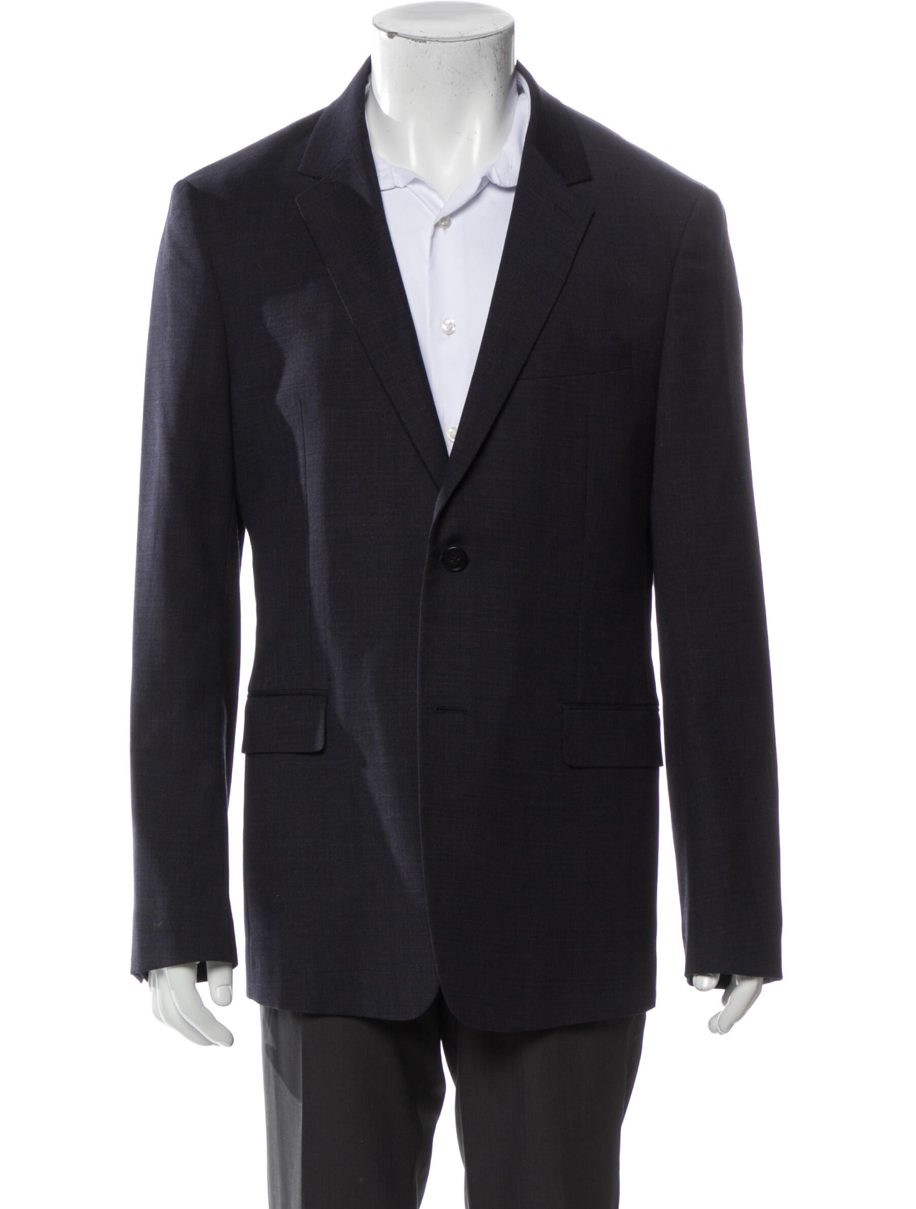 Bijan Pinstriped Two-Piece Suit - Black, 11.5" Rise Suiting, Clothing ...
