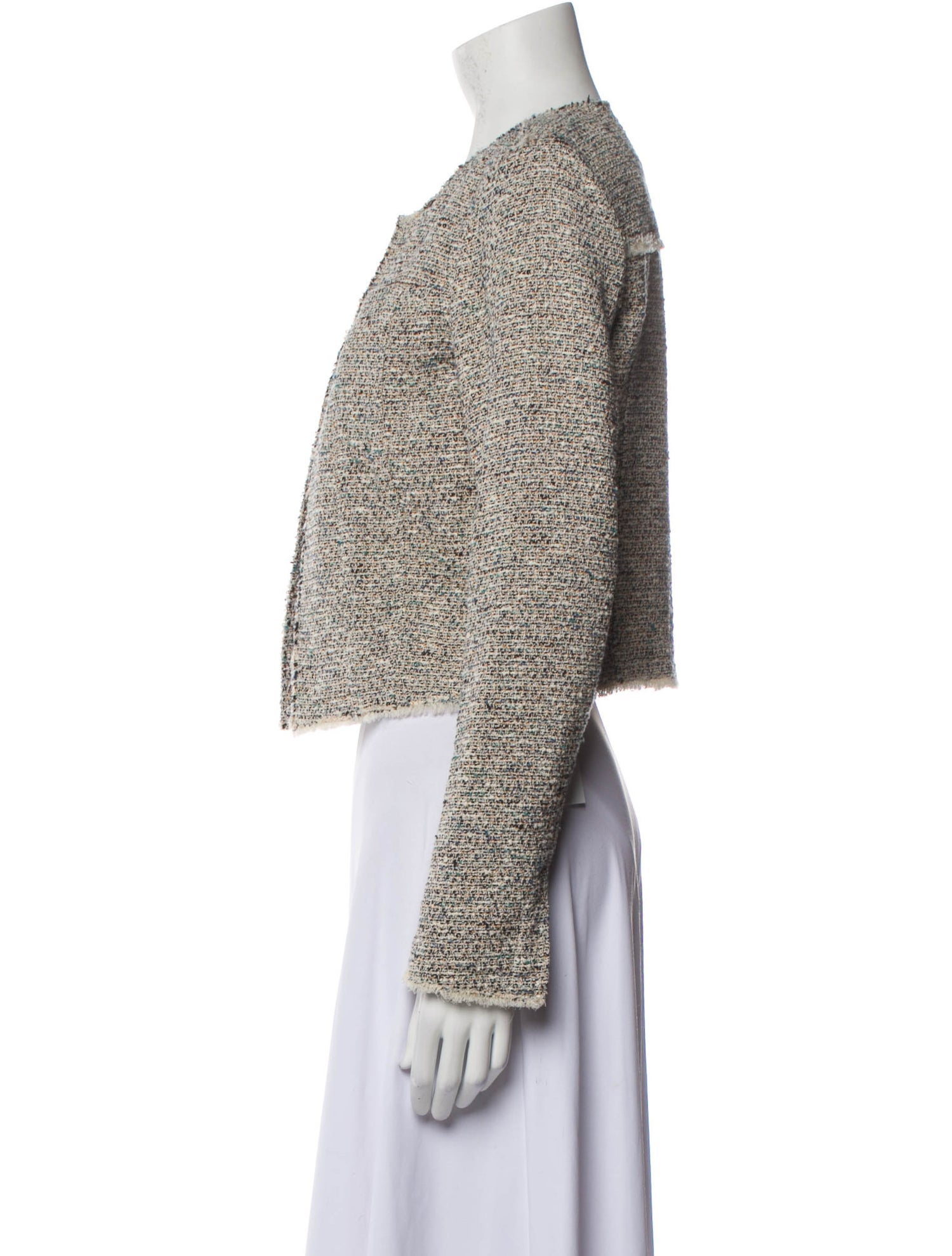 Valentino Tweed Pattern Evening Jacket - Purple Jackets, Clothing ...