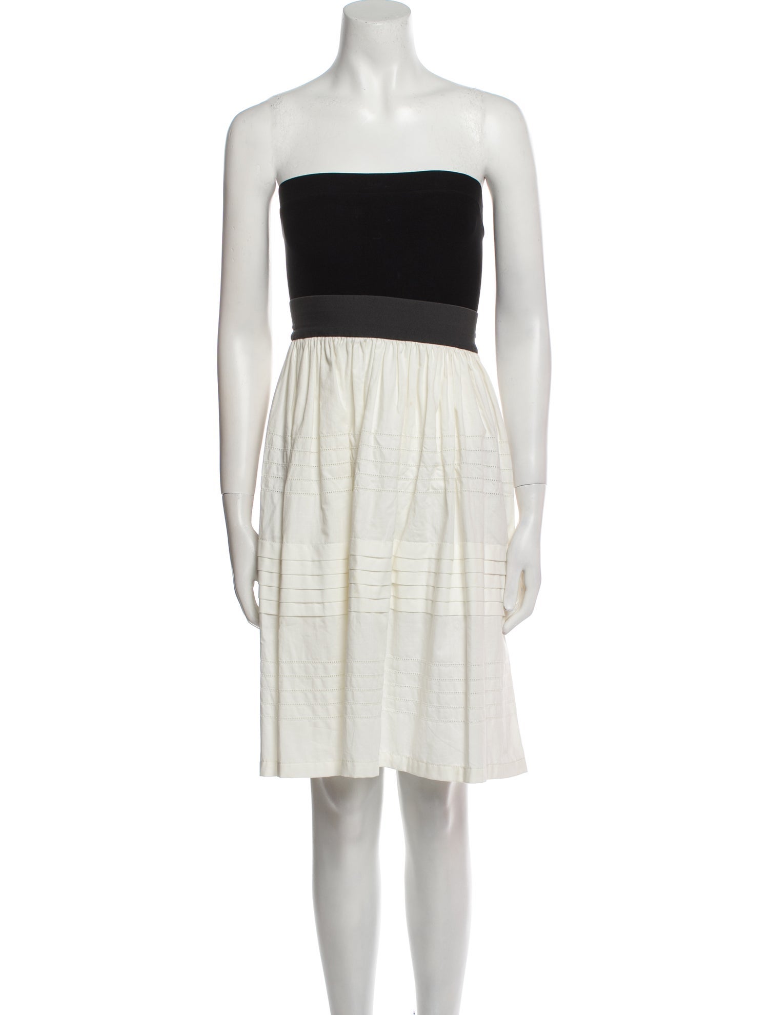 Theory Colorblock Pattern Mini Dress - Black Dresses, Clothing ...