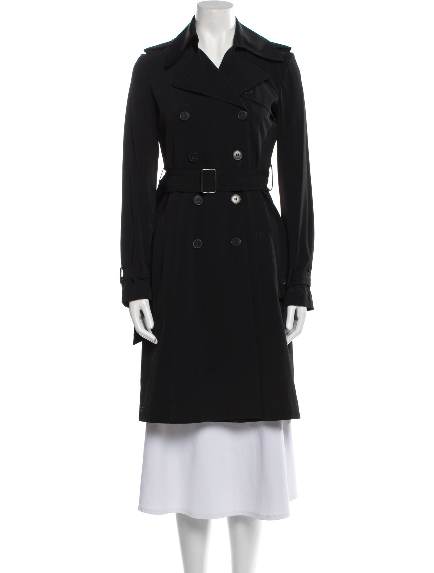 Theory Trench Coat - Black Coats, Clothing - WTE306990 | The RealReal