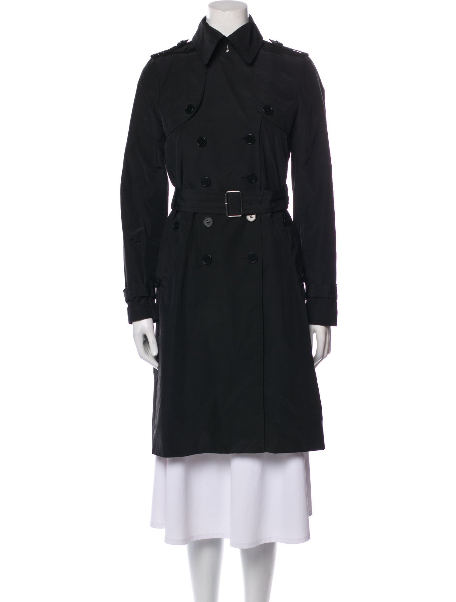 Theory Trench Coat - Black Coats, Clothing - WTE313638 | The RealReal