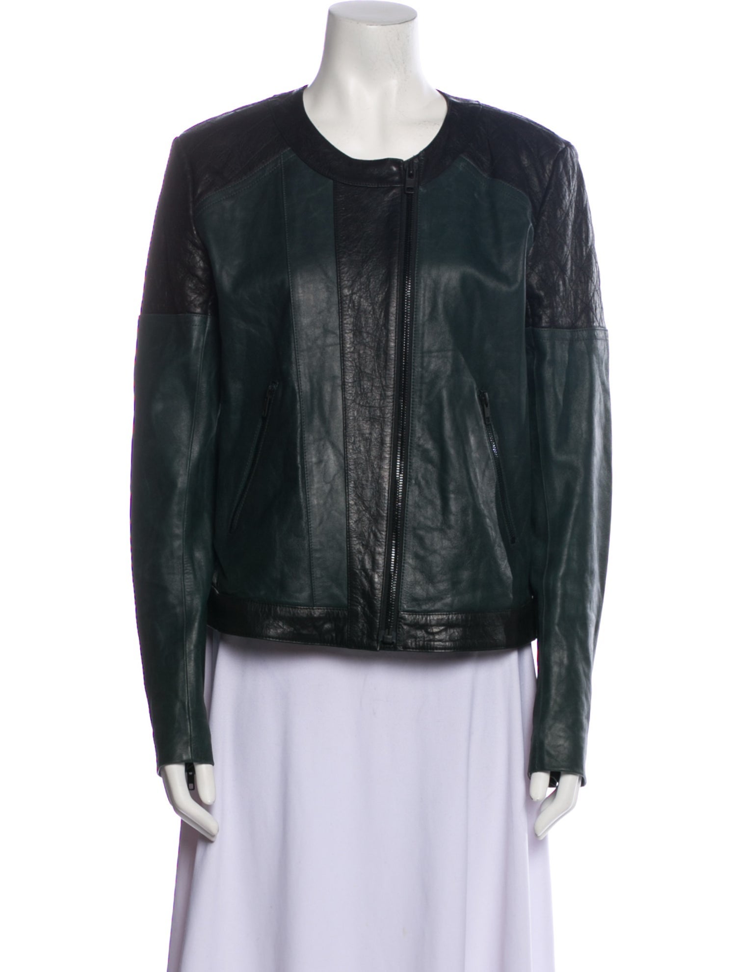 Theory Lamb Leather Jacket - Black Jackets, Clothing - WTE321075 | The ...
