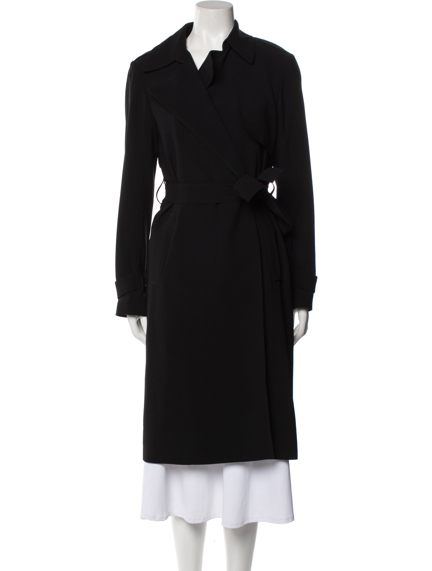 Theory Trench Coat - Black Coats, Clothing - WTE322245 | The RealReal