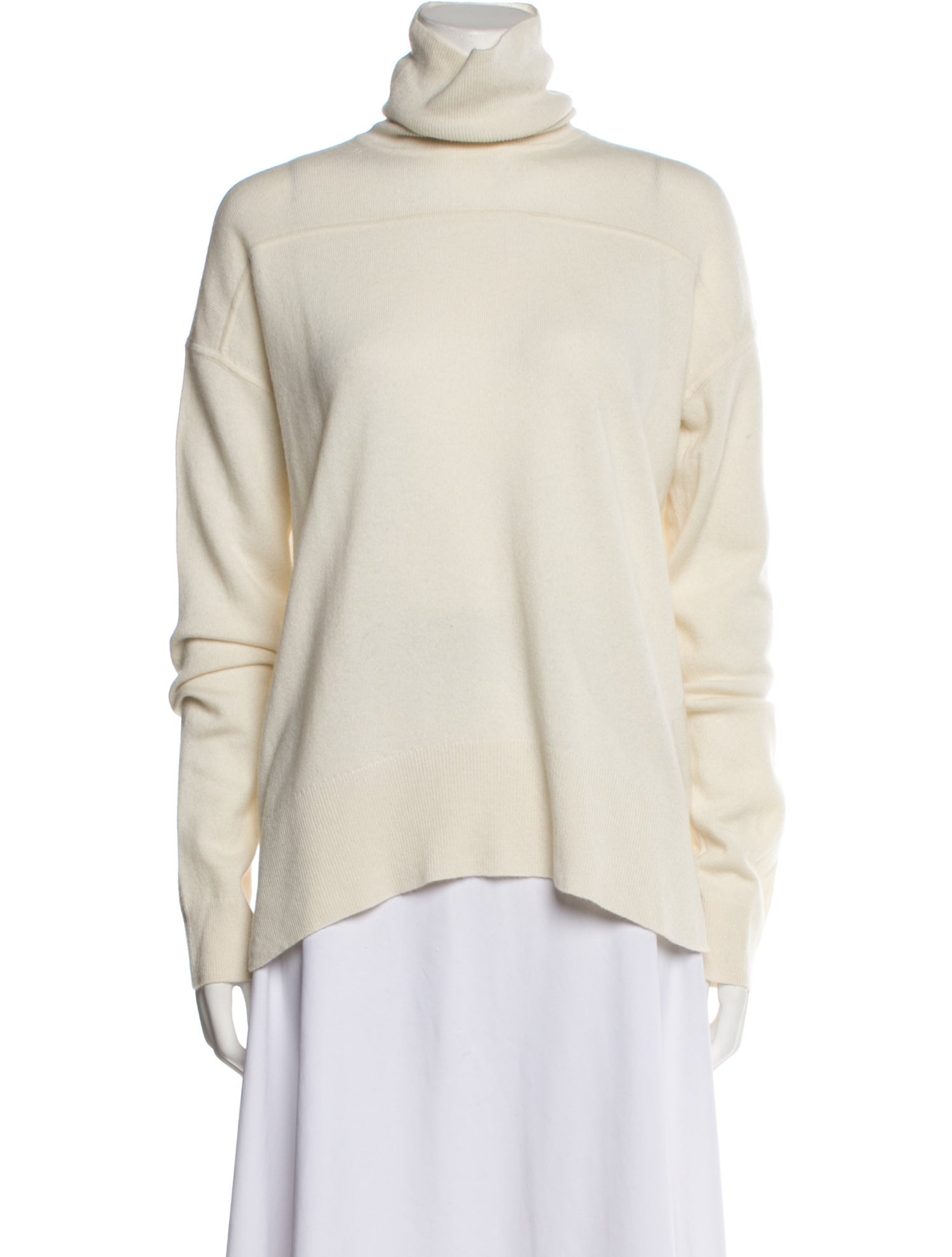 Theory Cashmere Turtleneck Sweater - Neutrals Knitwear, Clothing ...