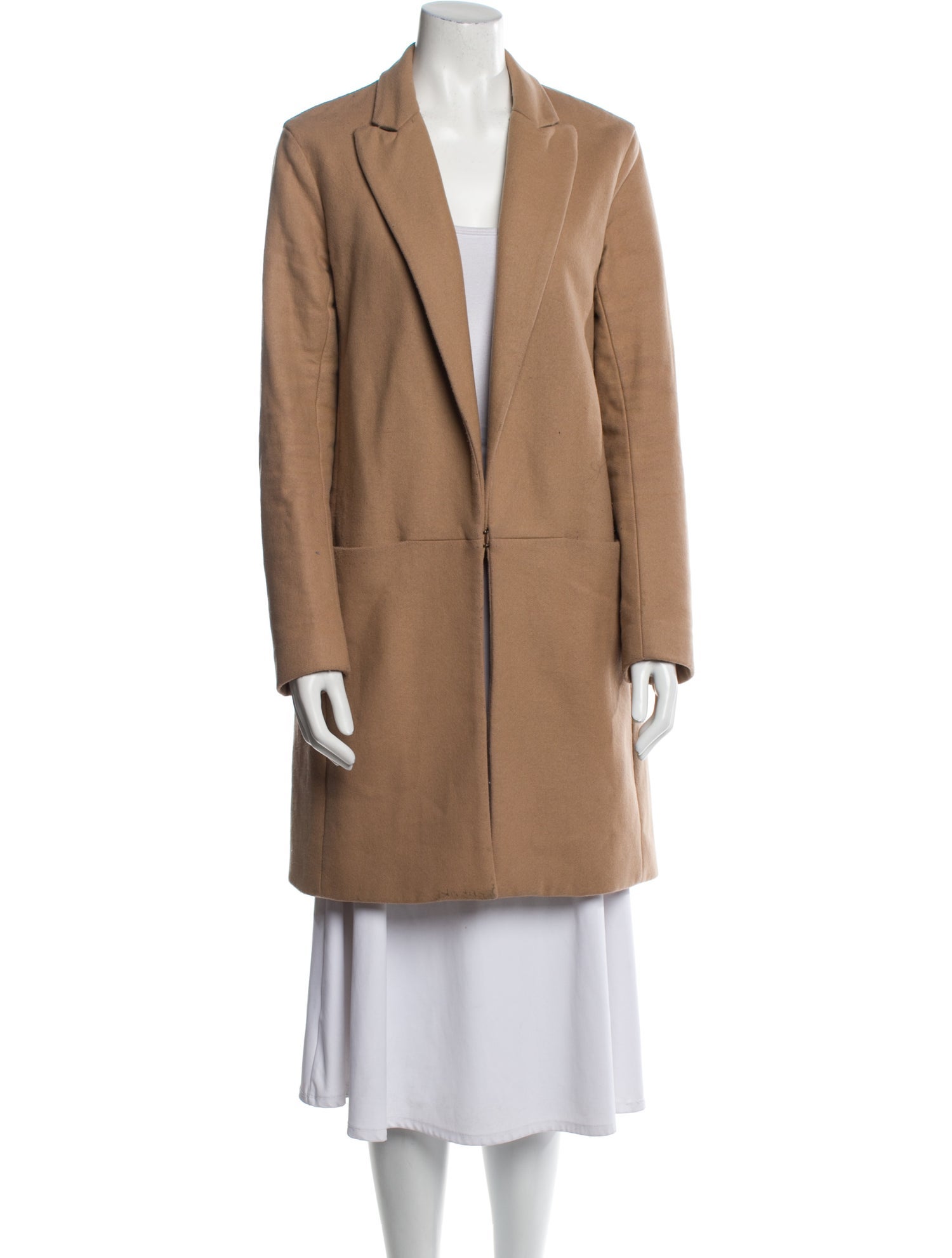 Theory Wool Peacoat - Neutrals Coats, Clothing - WTE324990 | The RealReal
