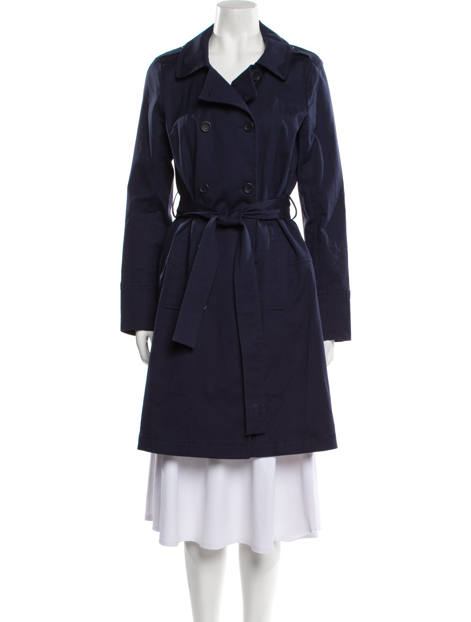 Theory Trench Coat - Blue Coats, Clothing - WTE330139 | The RealReal