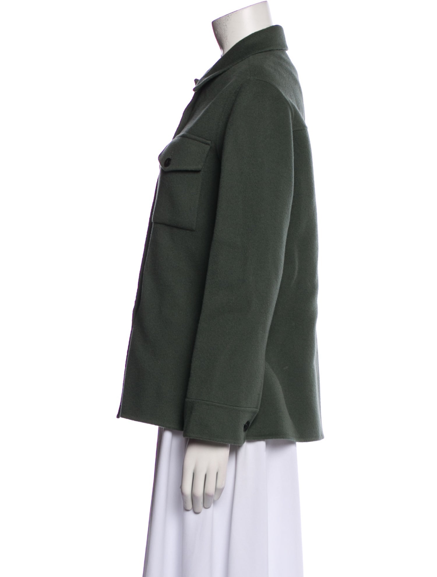 Theory Linen Blazer - Green Jackets, Clothing - WTE322034 | The RealReal