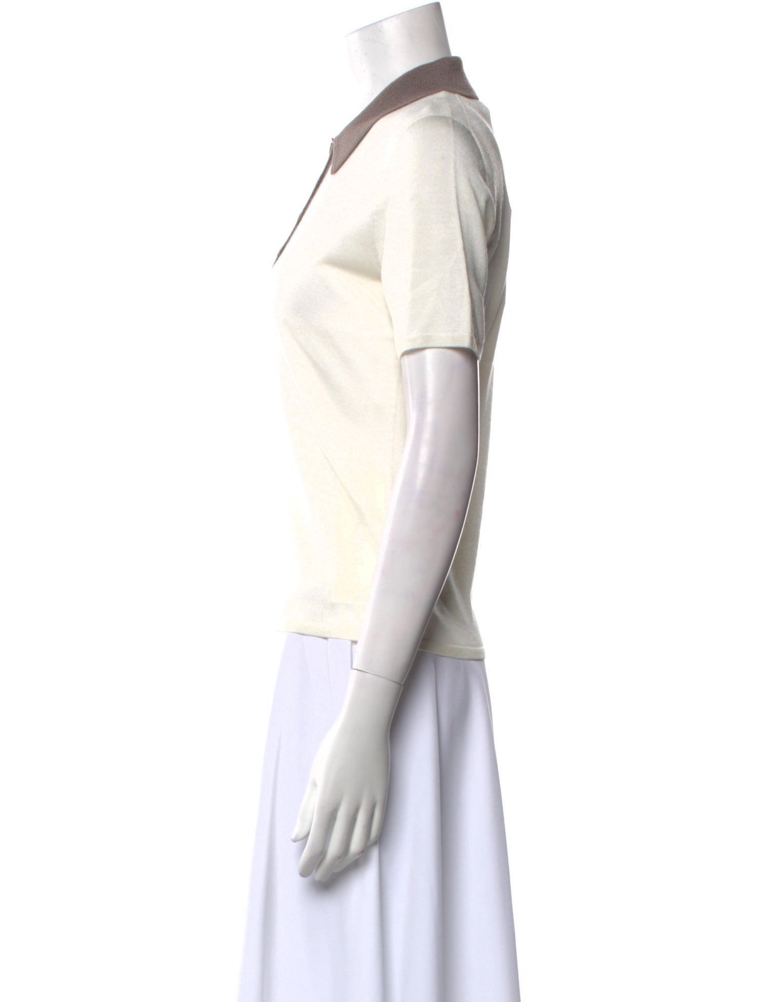 Theory Short Sleeve Polo w/ Tags - Neutrals Tops, Clothing - WTE379204 ...