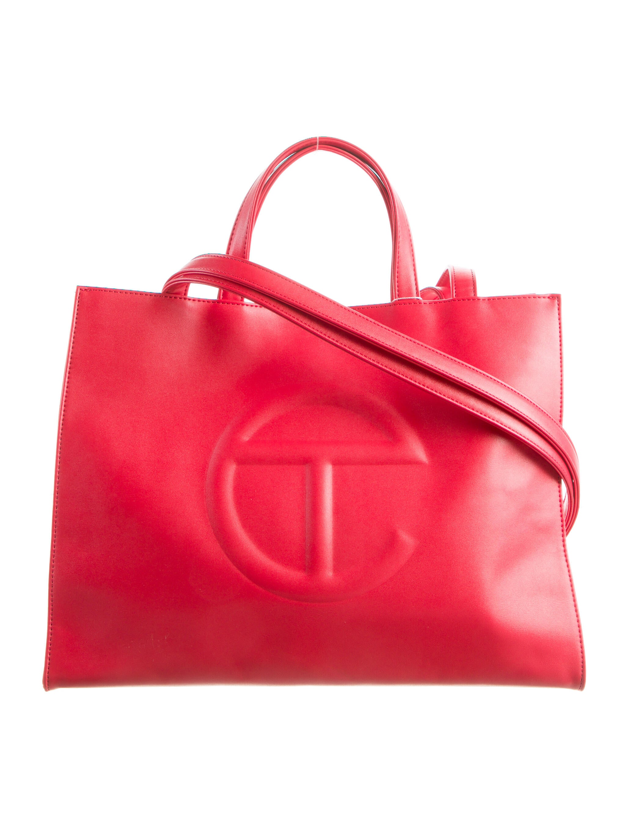 Telfar Shopping bag - Red Totes, Handbags - WTELG25160 | The RealReal