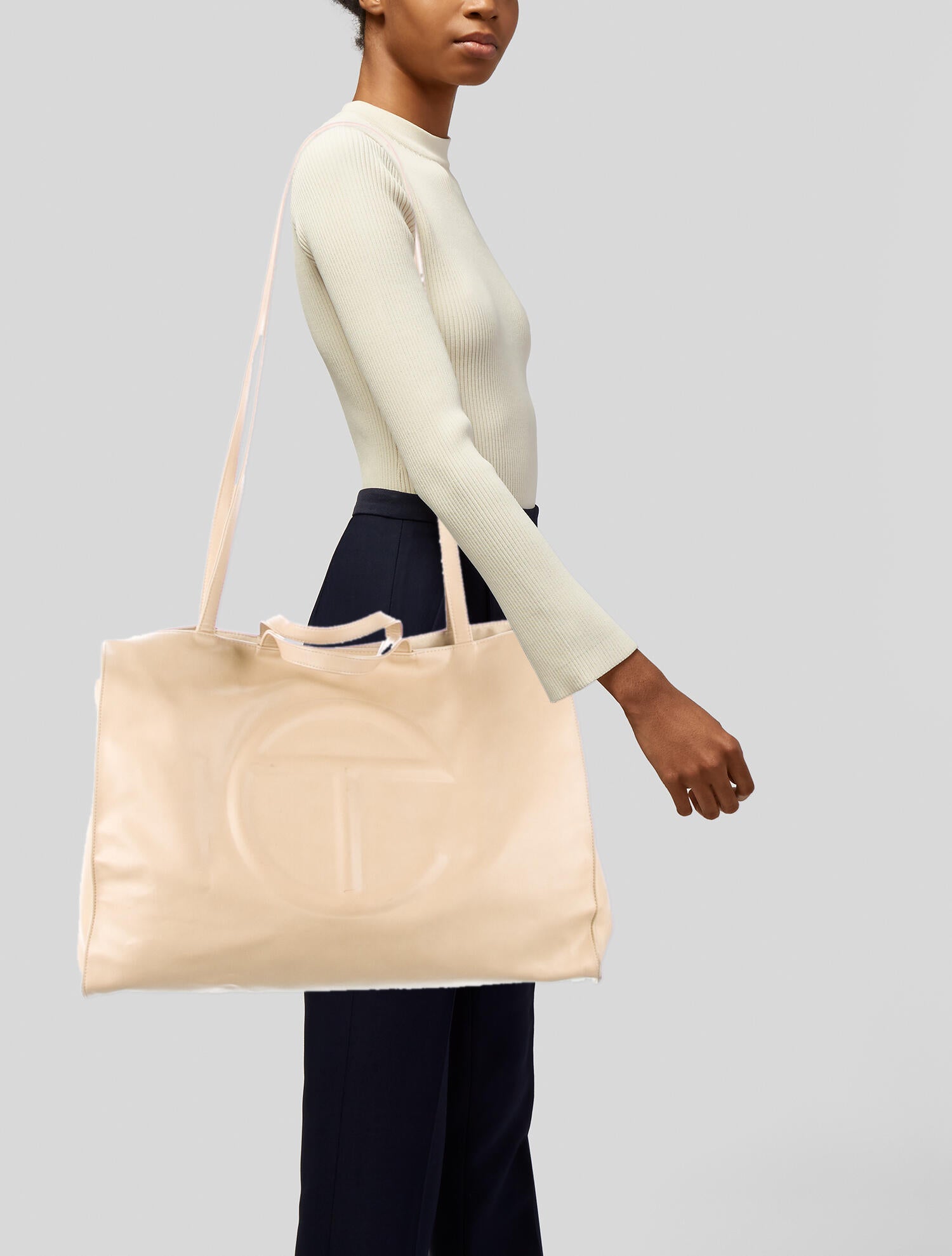 Telfar Large Shopping Tote - Neutrals Totes, Handbags - WTELG22966 ...