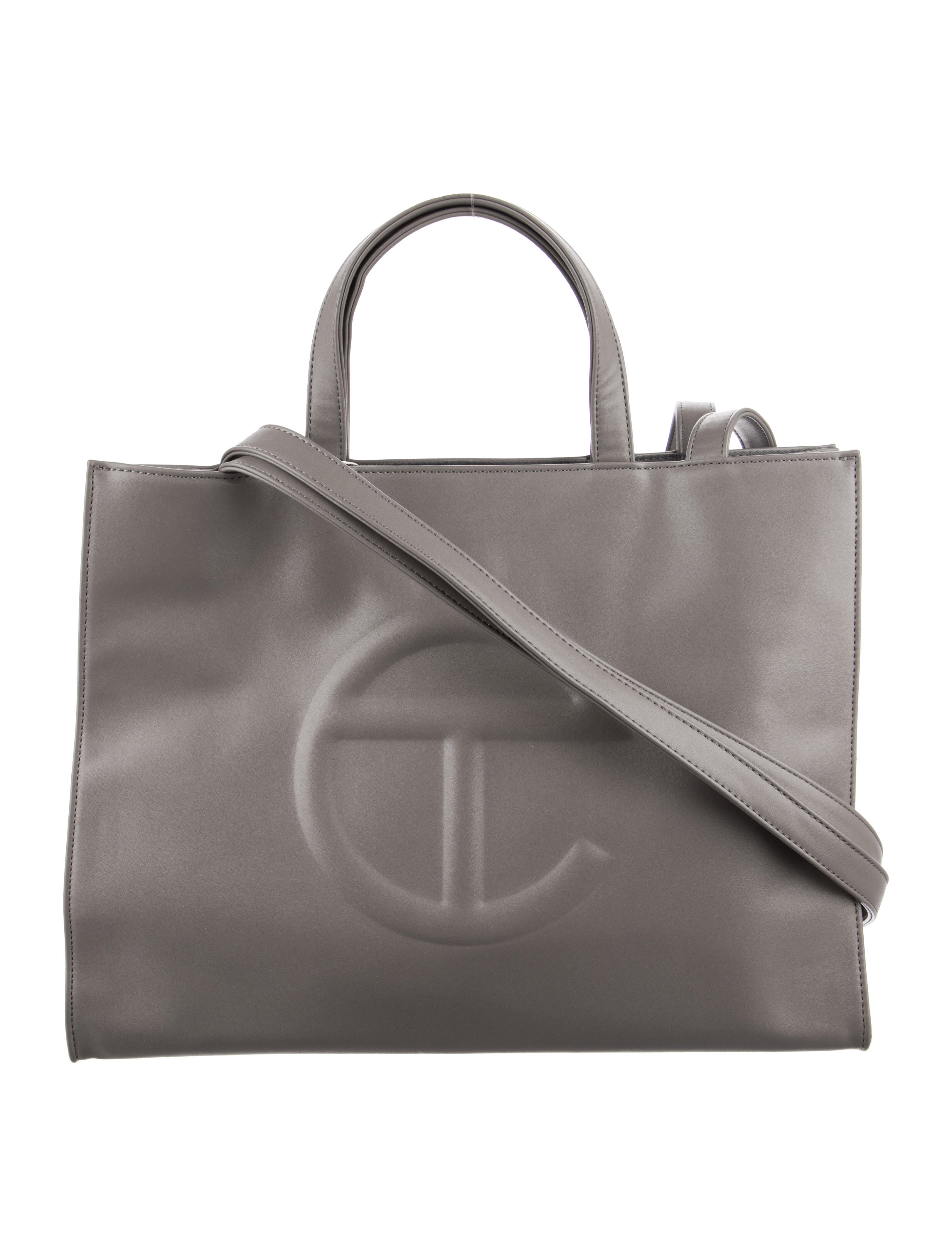 Telfar Medium Shopping Bag - Grey Totes, Handbags - WTELG25704 | The ...