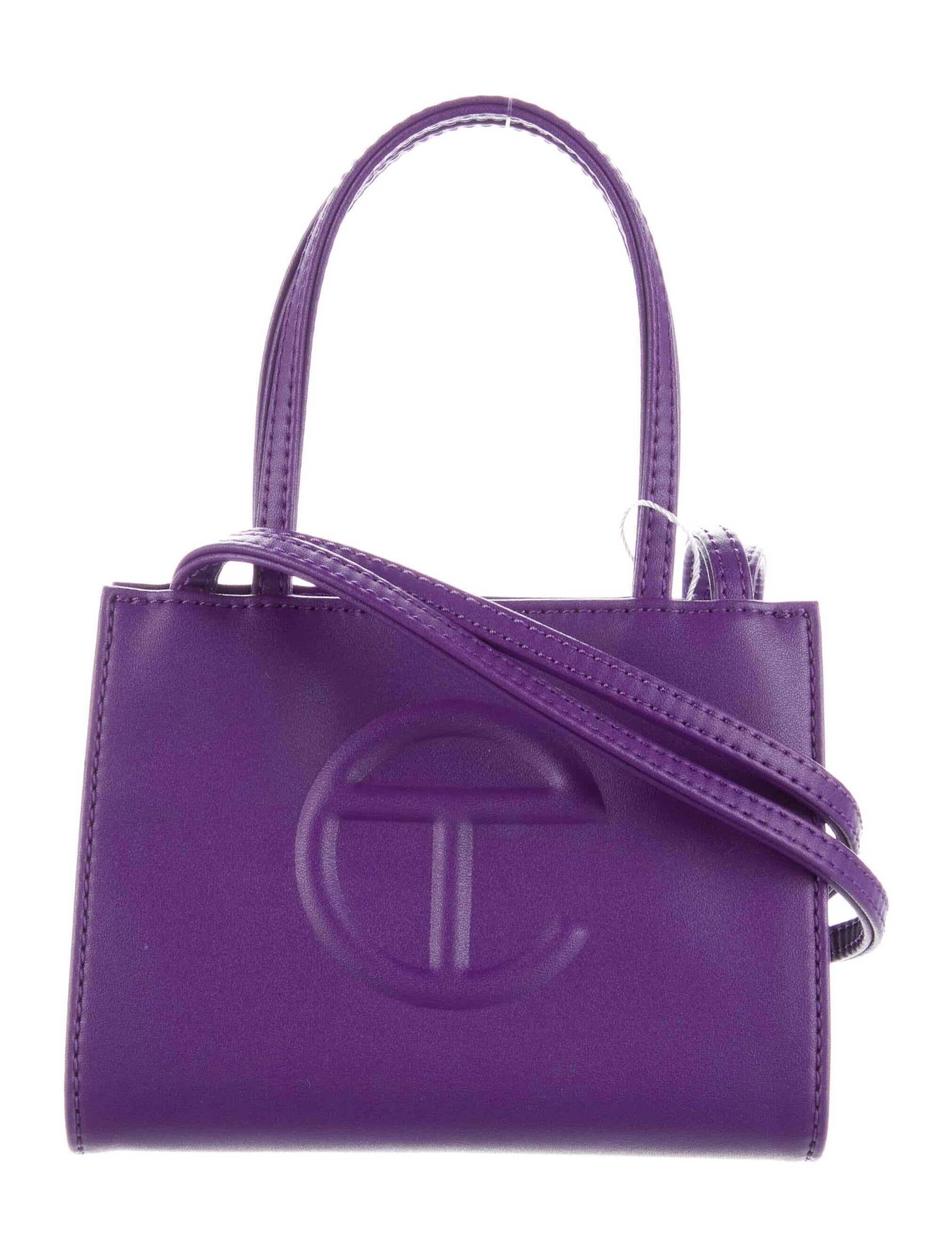 Telfar Small Vegan Leather Shopper Bag - Red Crossbody Bags, Handbags ...