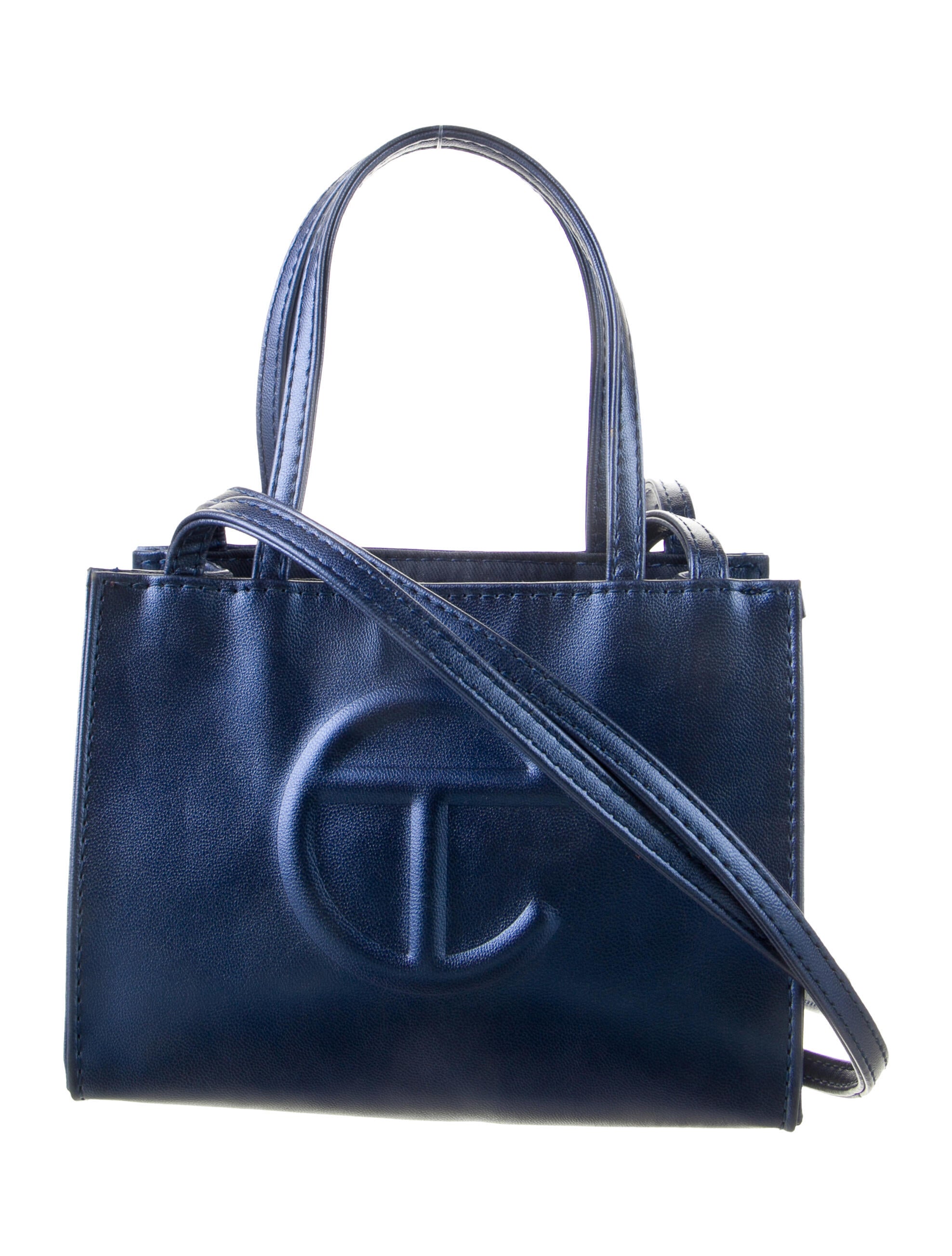 Telfar Vegan Leather Small Shopping Bag - Black Crossbody Bags ...