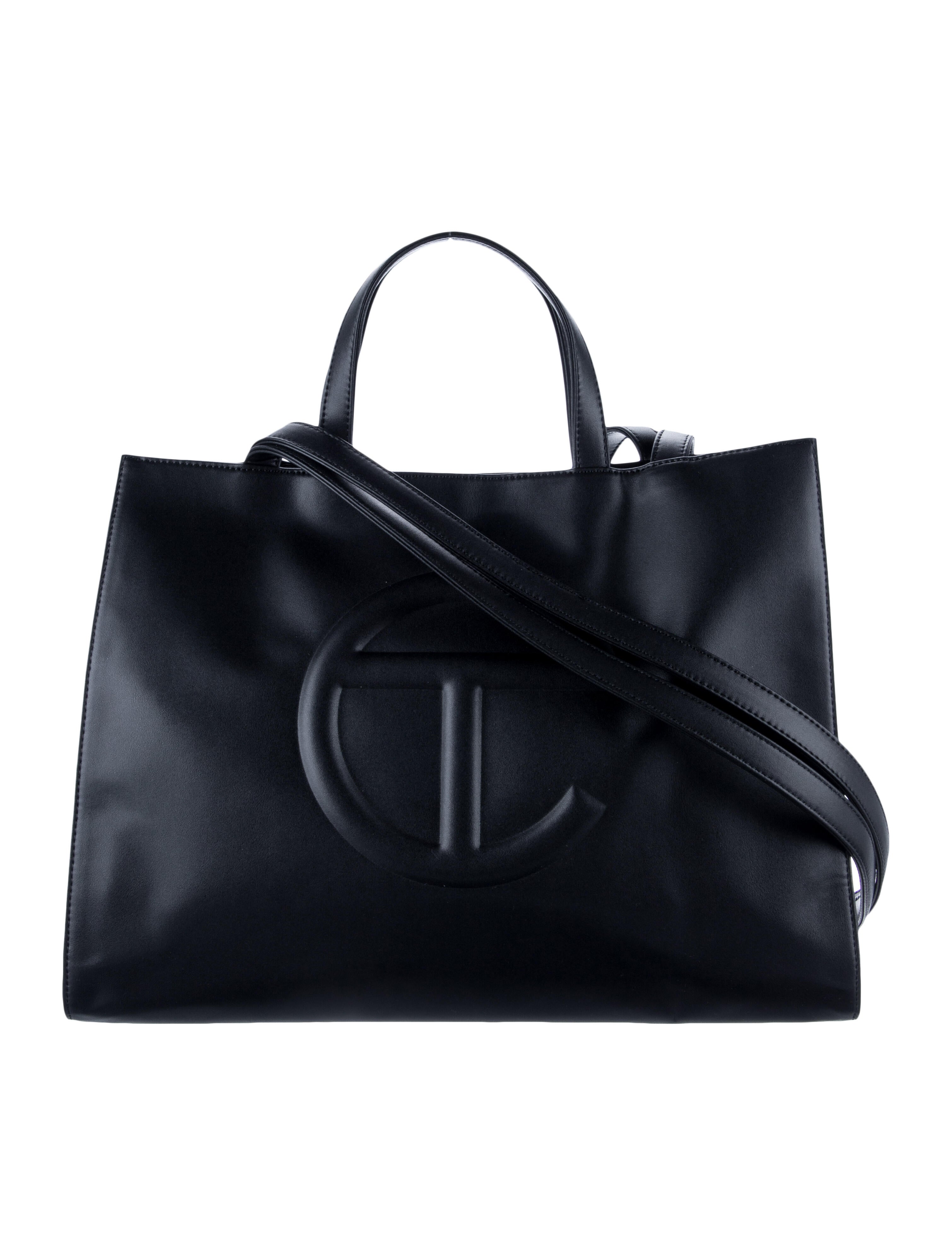 Telfar Vegan Leather Tote Bag w/ Tags w/ Tags - Black Totes, Handbags ...