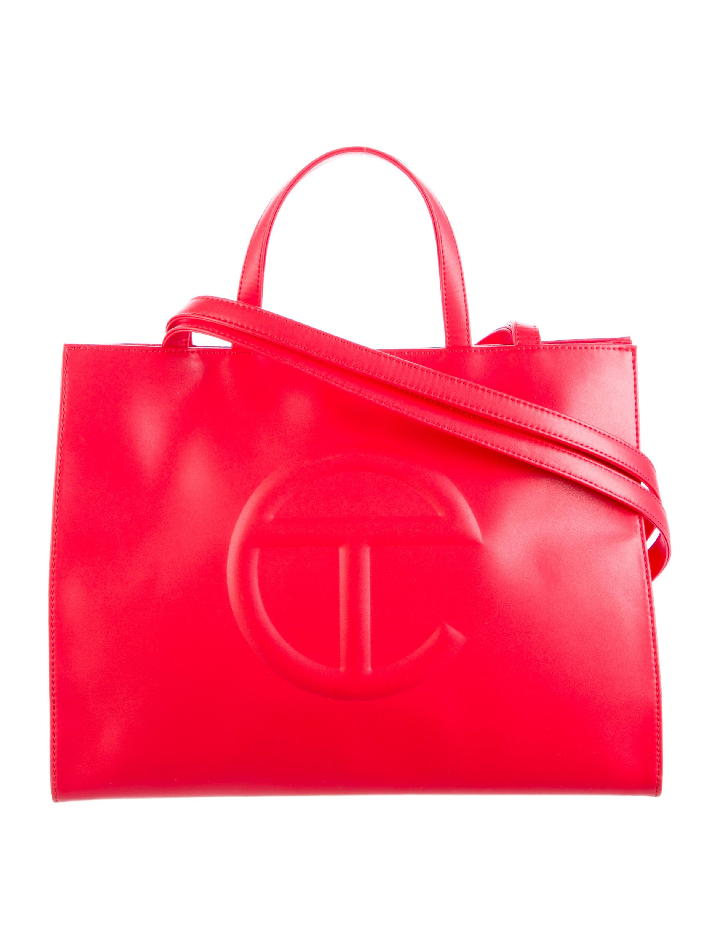 Telfar Small Oxblood Shopping Bag - Red Totes, Handbags - WTELG24865 ...
