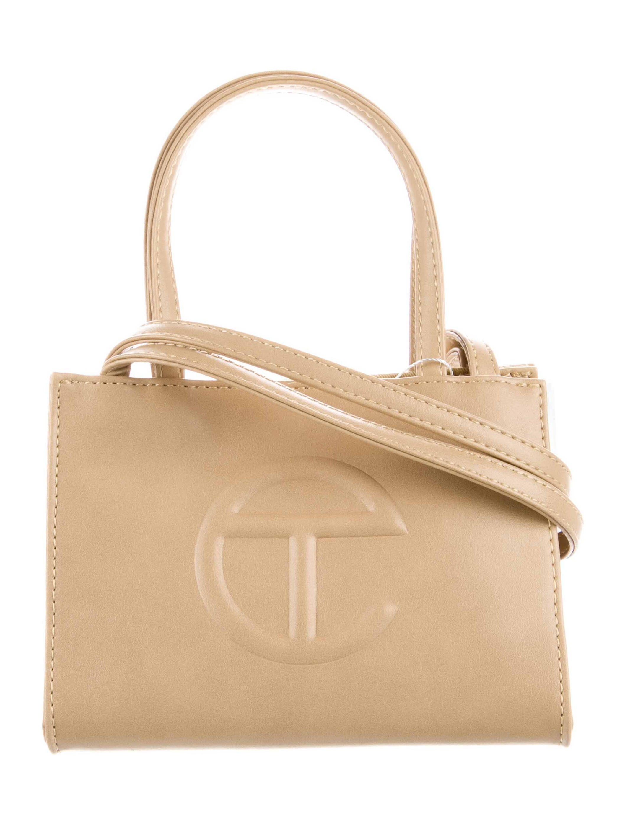Telfar Vegan Leather Mini Shopper Tote Bag w/ Tags - Brown Mini Bags ...
