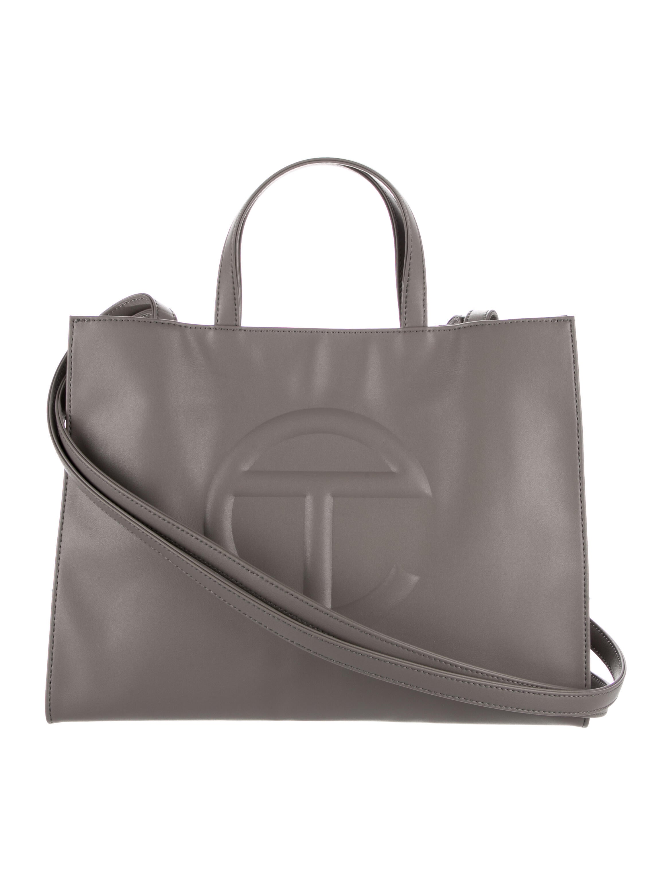 Telfar Medium Shopping Bag w/ Tags - Grey Totes, Handbags - WTELG26152 ...