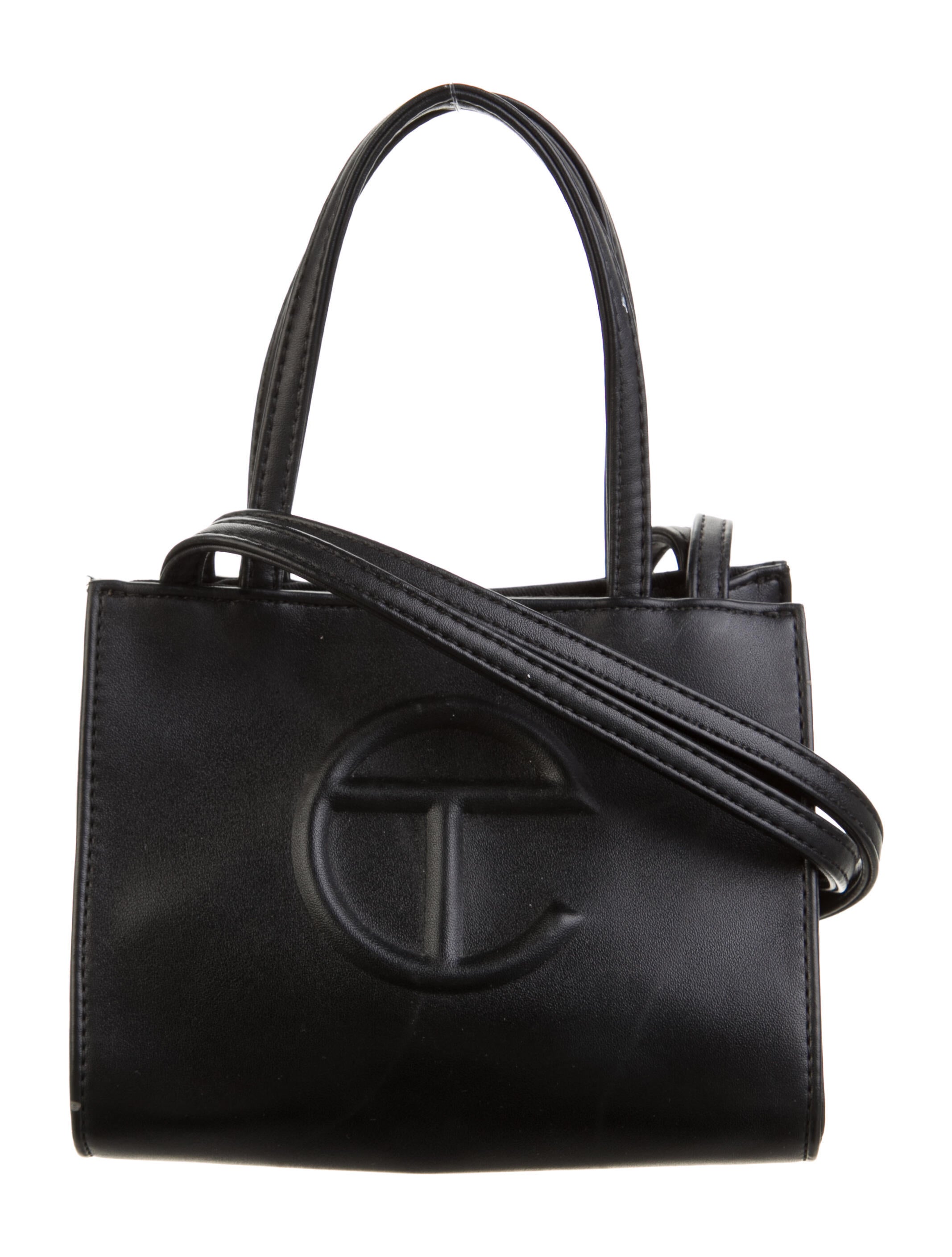 Telfar Small Black Shopping Bag - Black Totes, Handbags - WTELG26204 ...